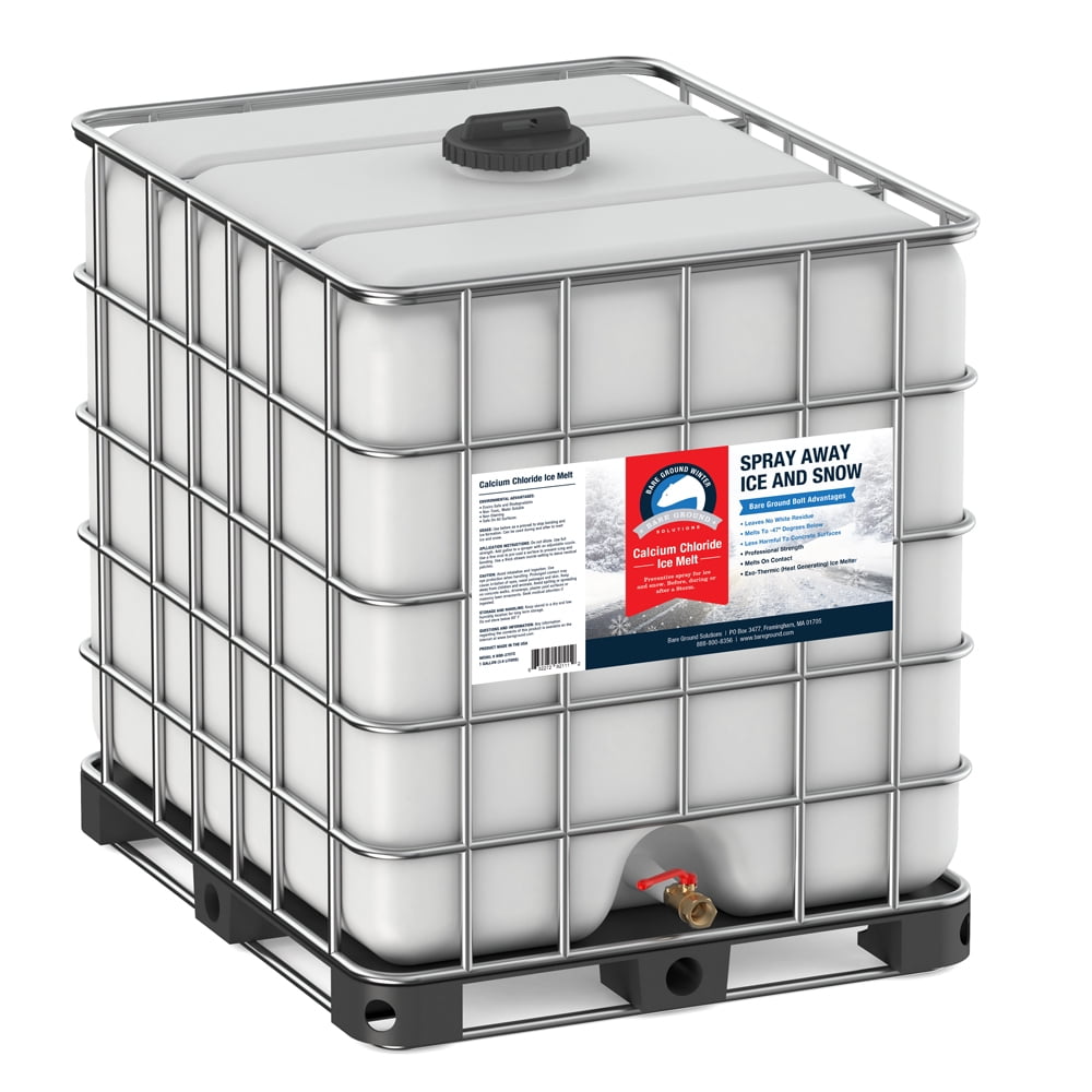 Bare Ground Bolt BGB-275TC Fast-Acting CaCl2 Ice Melt Liquid for All ...
