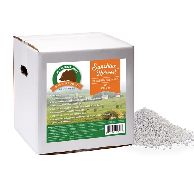 Bare Ground GSOP-40 40 lbs Sunshine Harvest Potassium Sulphate Box SOP ...