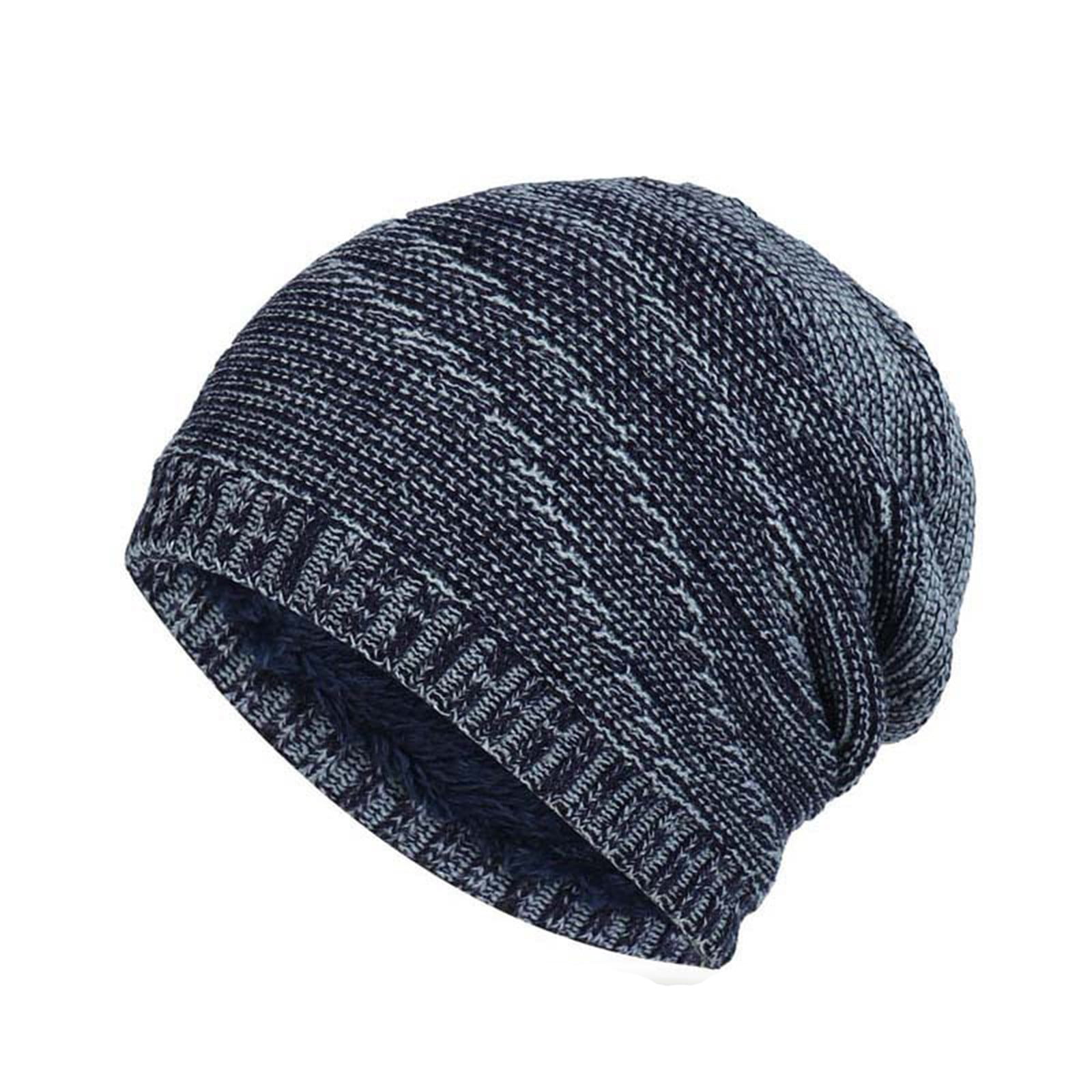 Bare Hats Men Women Hat Warm Cable Knit Hats Soft Stretch Thick Cute Knitted Cap For Cold ...
