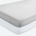 Bare Home 2 Pack Ultra Soft Bottom Fitted Crib Sheets - Premium 1800 ...