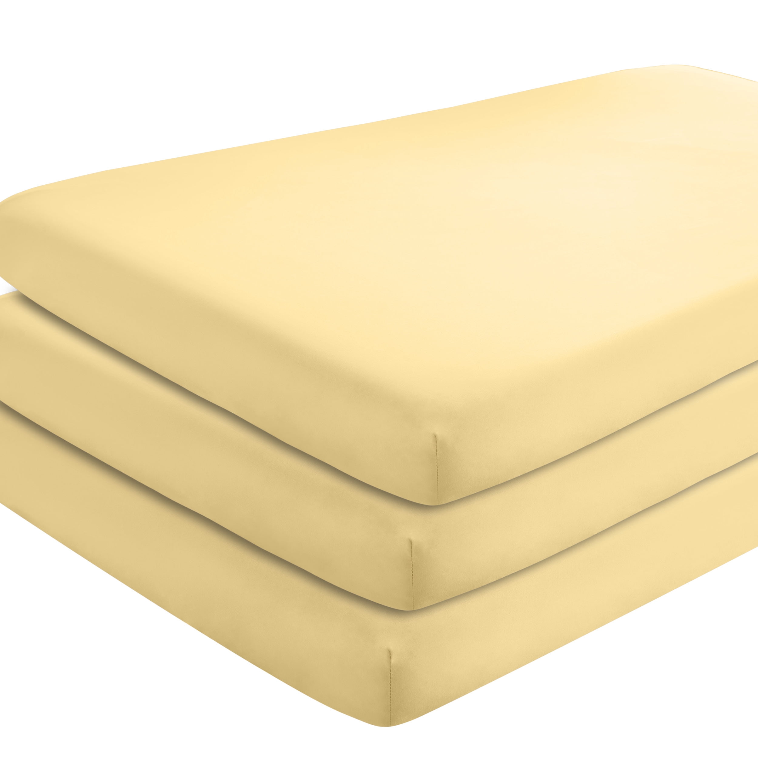 Bare Home 3 Pack Fitted Sheets - Premium 1800 Collection - Ultra Soft ...