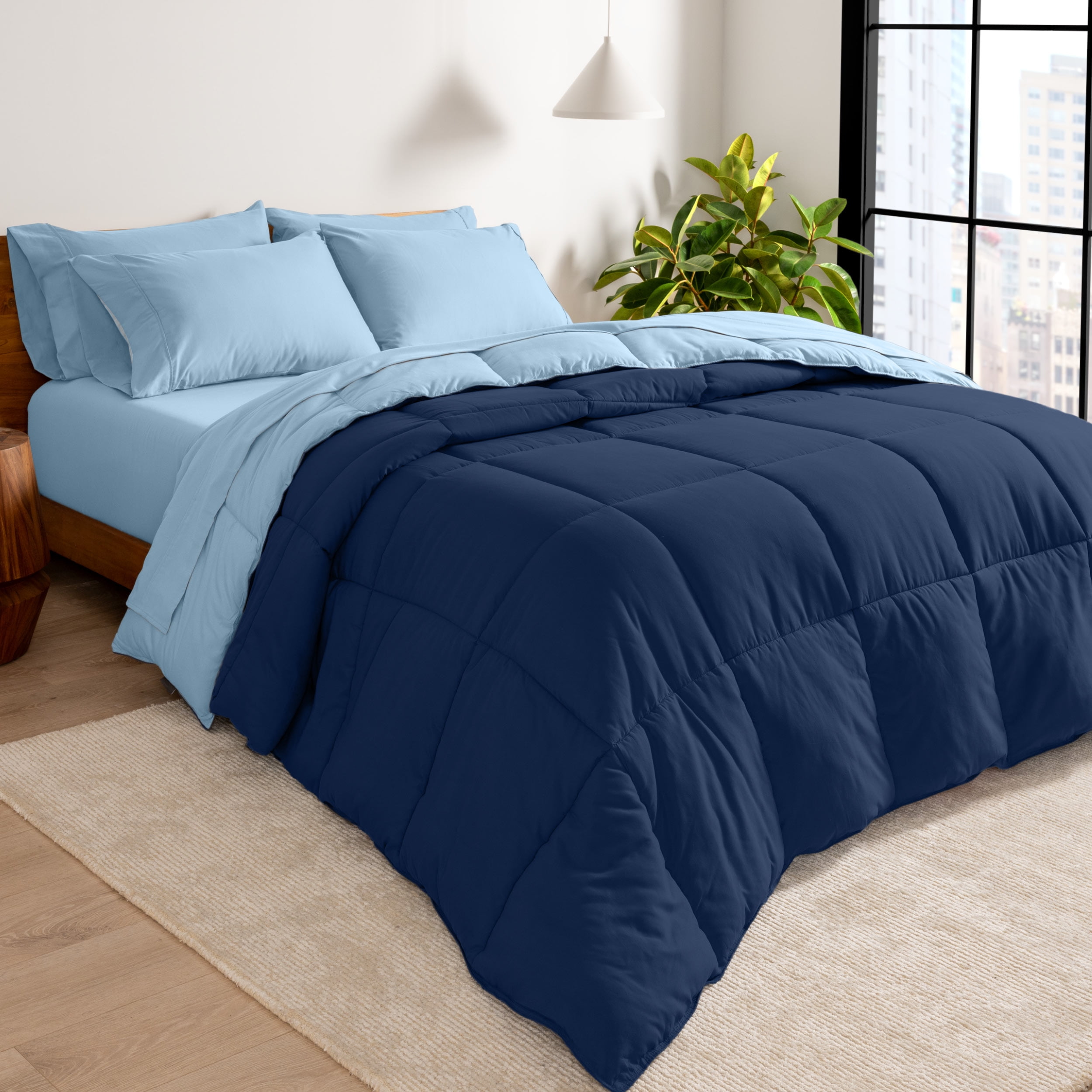 Bare Home 5-Piece Reversible Bed-in-a-Bag - Premium 1800 Collection ...