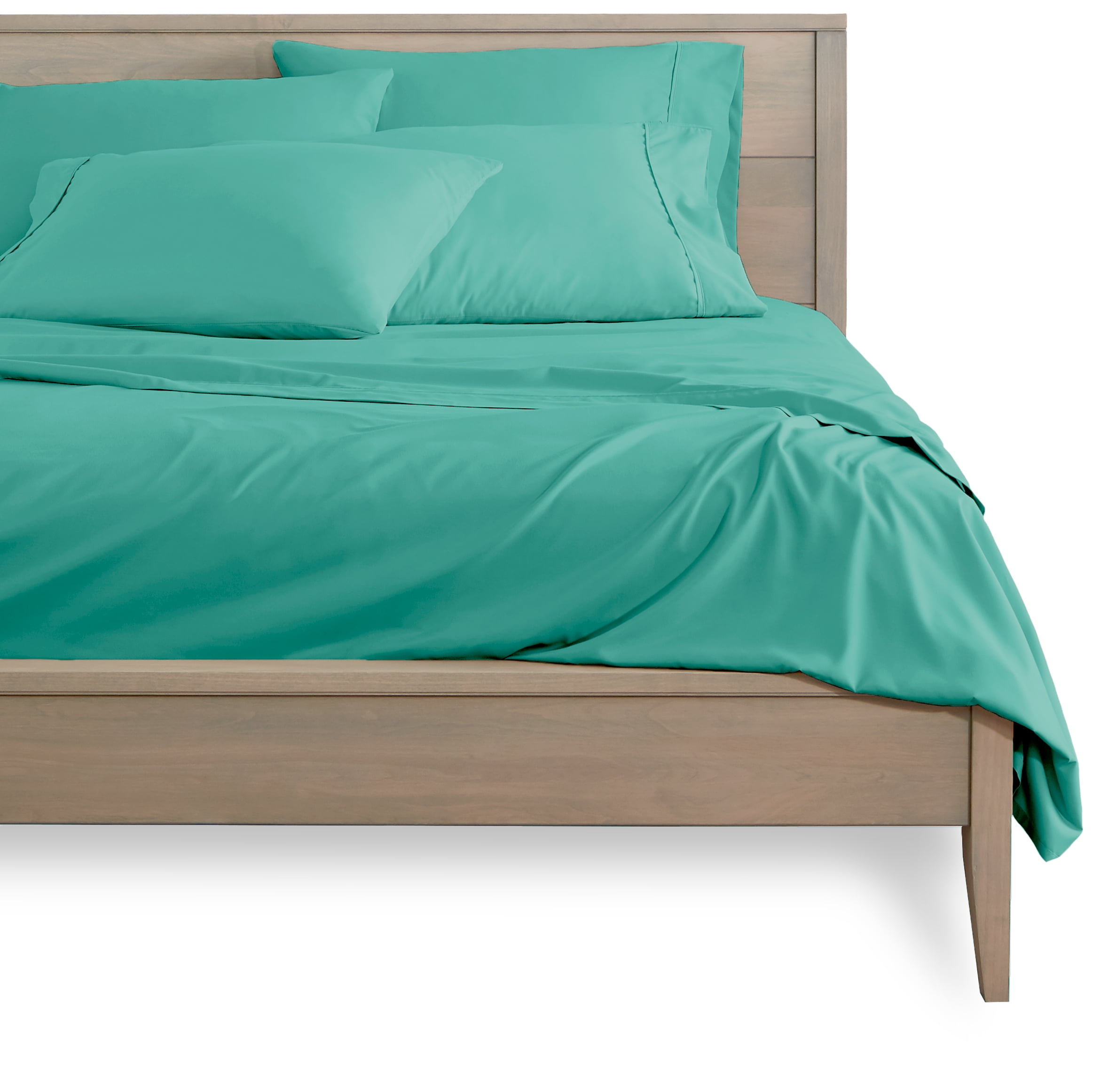 Bare Home 5 Piece Sheet Set, Microfiber, 2 Extra Pillowcases, Twin XL ...