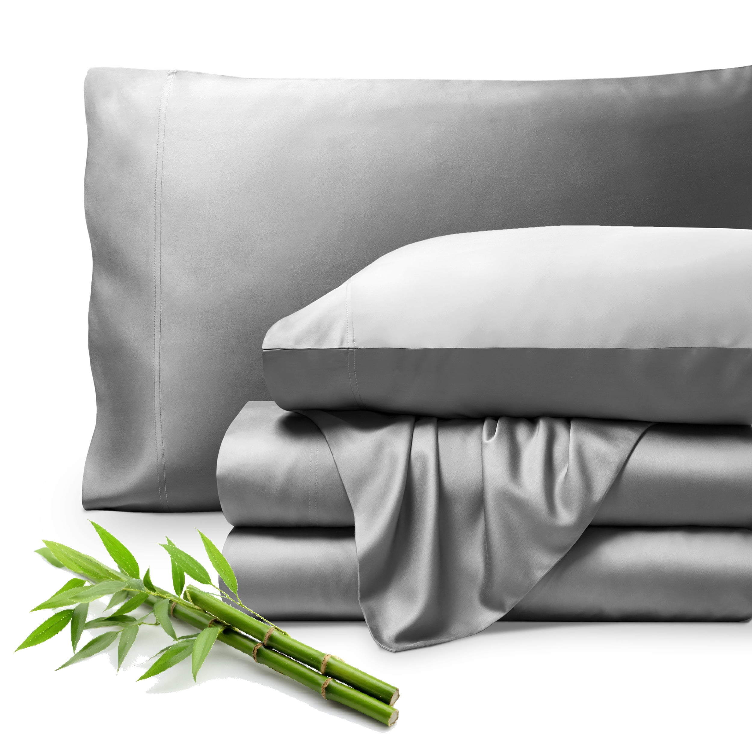 Bare Home Bamboo Sheet Set - Made from Rayon Fibers - Deep Pockets - 3 ...