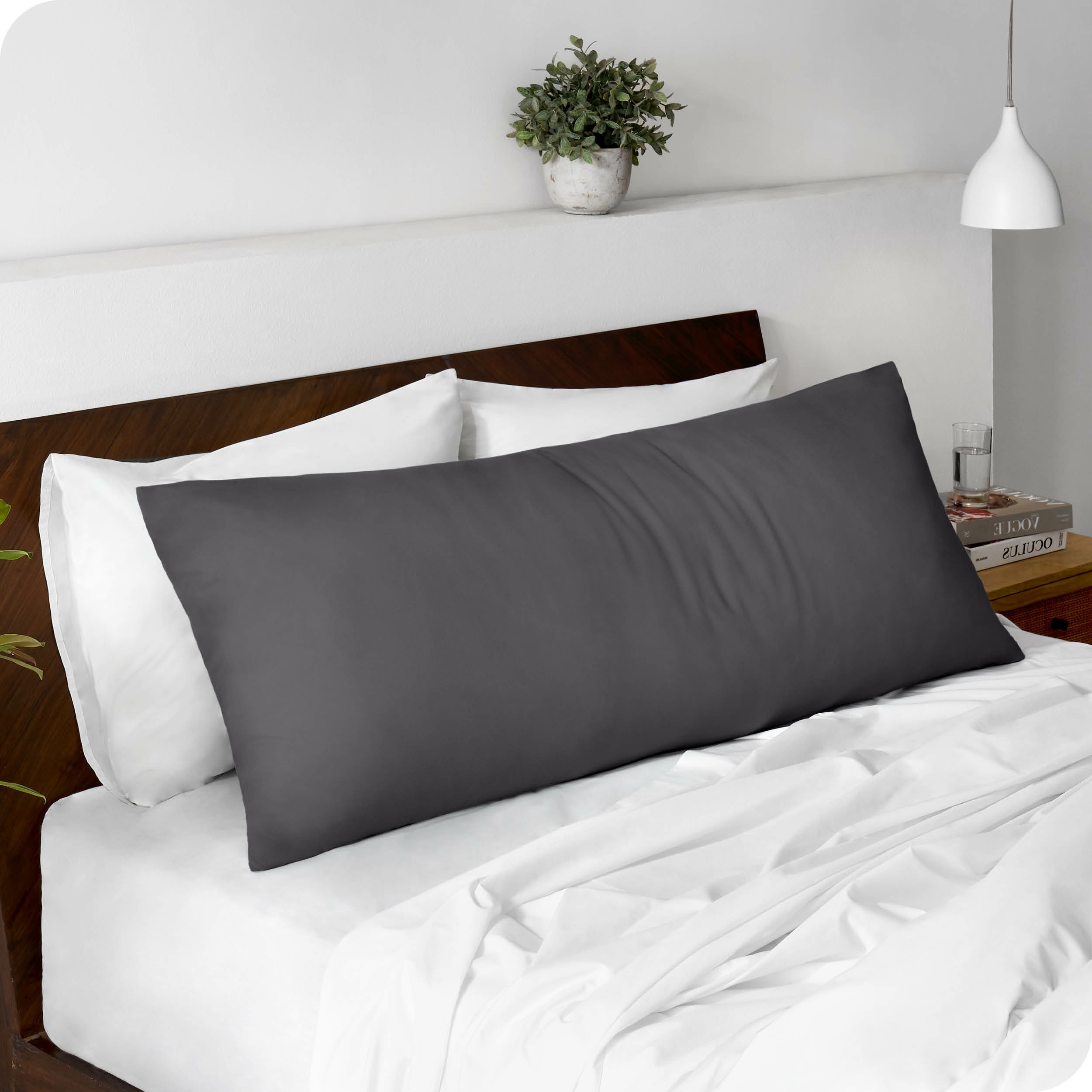 Bare Home Ultra-Soft Premium Microfiber Body Pillowcase with Hidden ...