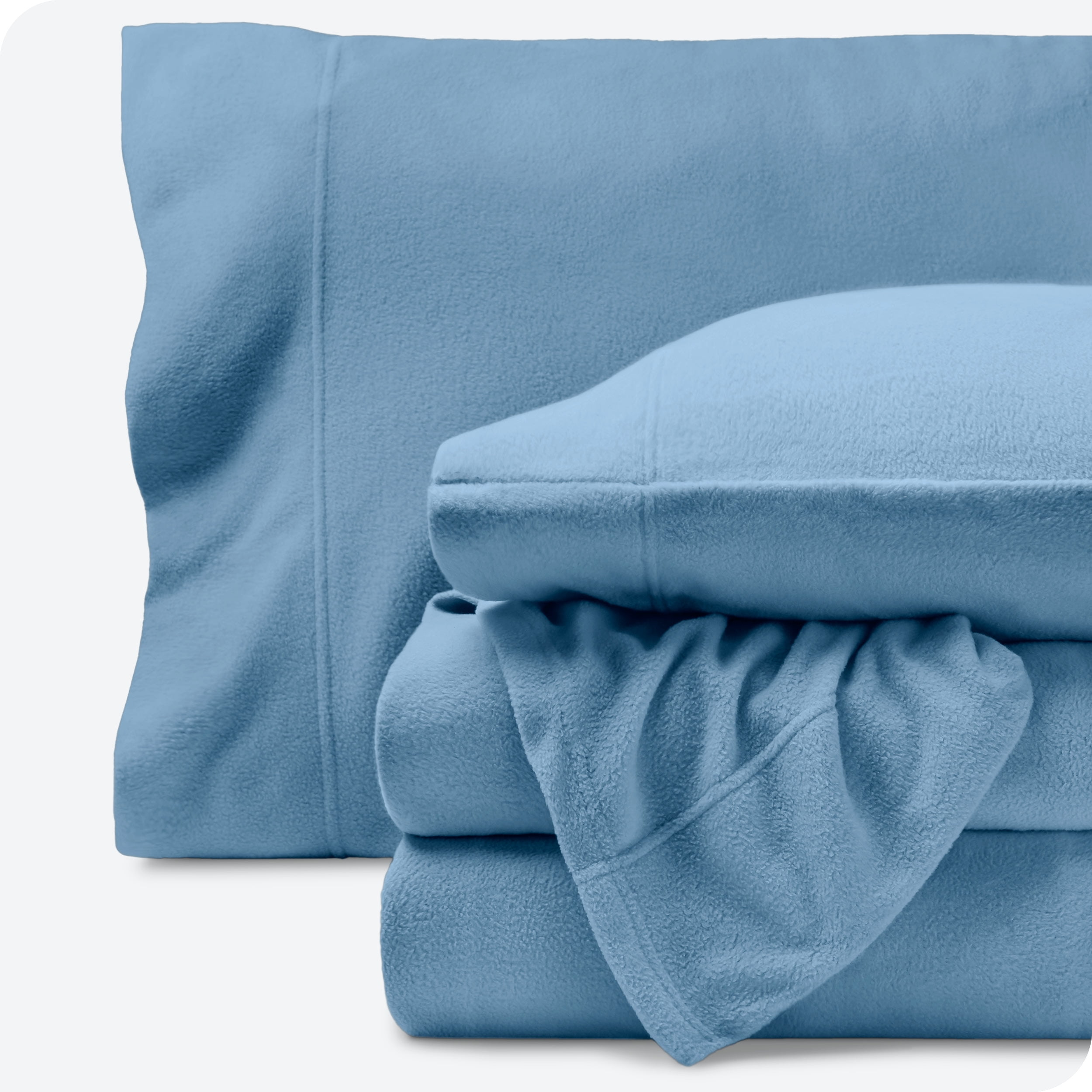 Bare Home Cozy Fleece Sheet Set - Extra Plush Polar Fleece - Deep ...