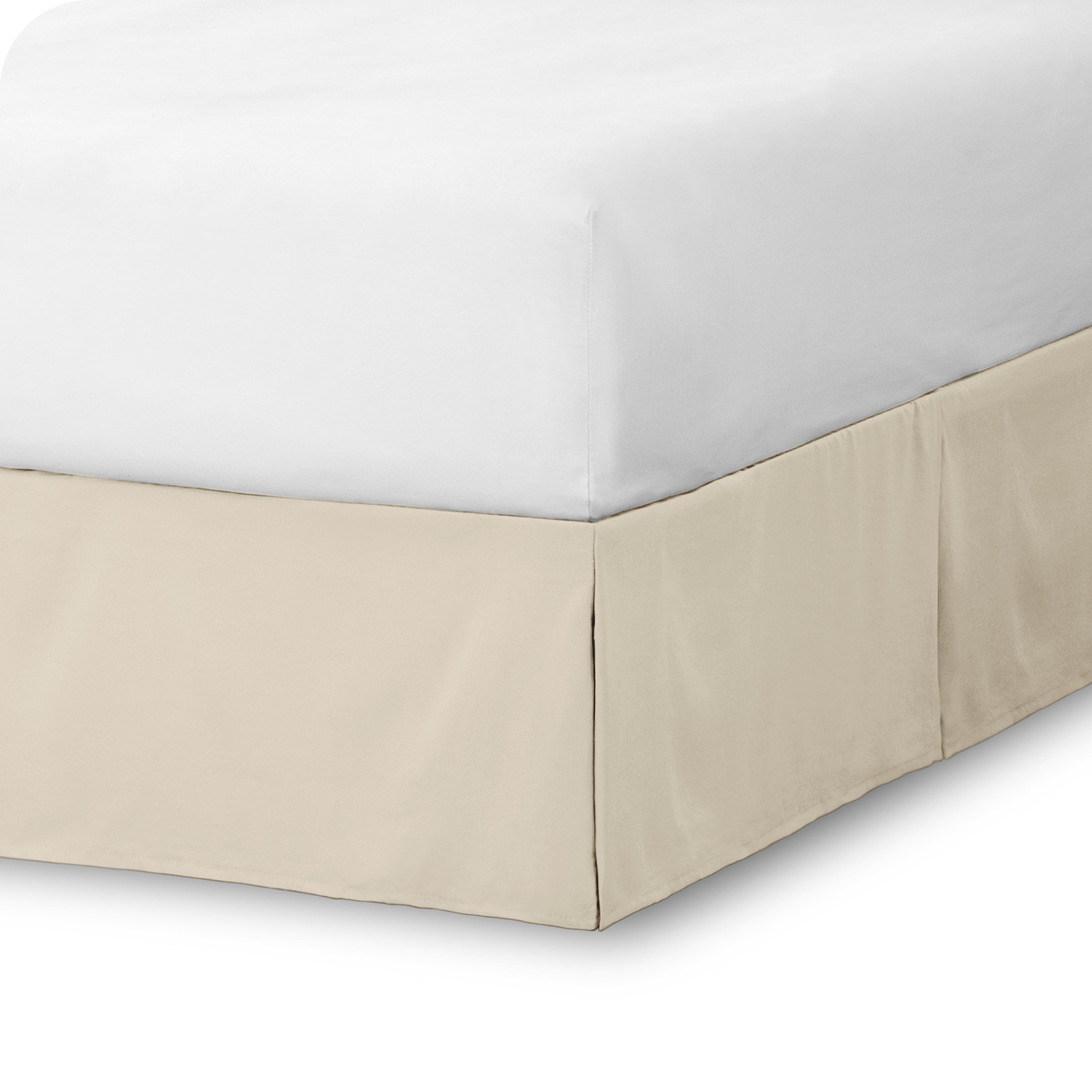 Bare Home Premium 1800 Collection California King Bed Skirt - Easy Fit ...
