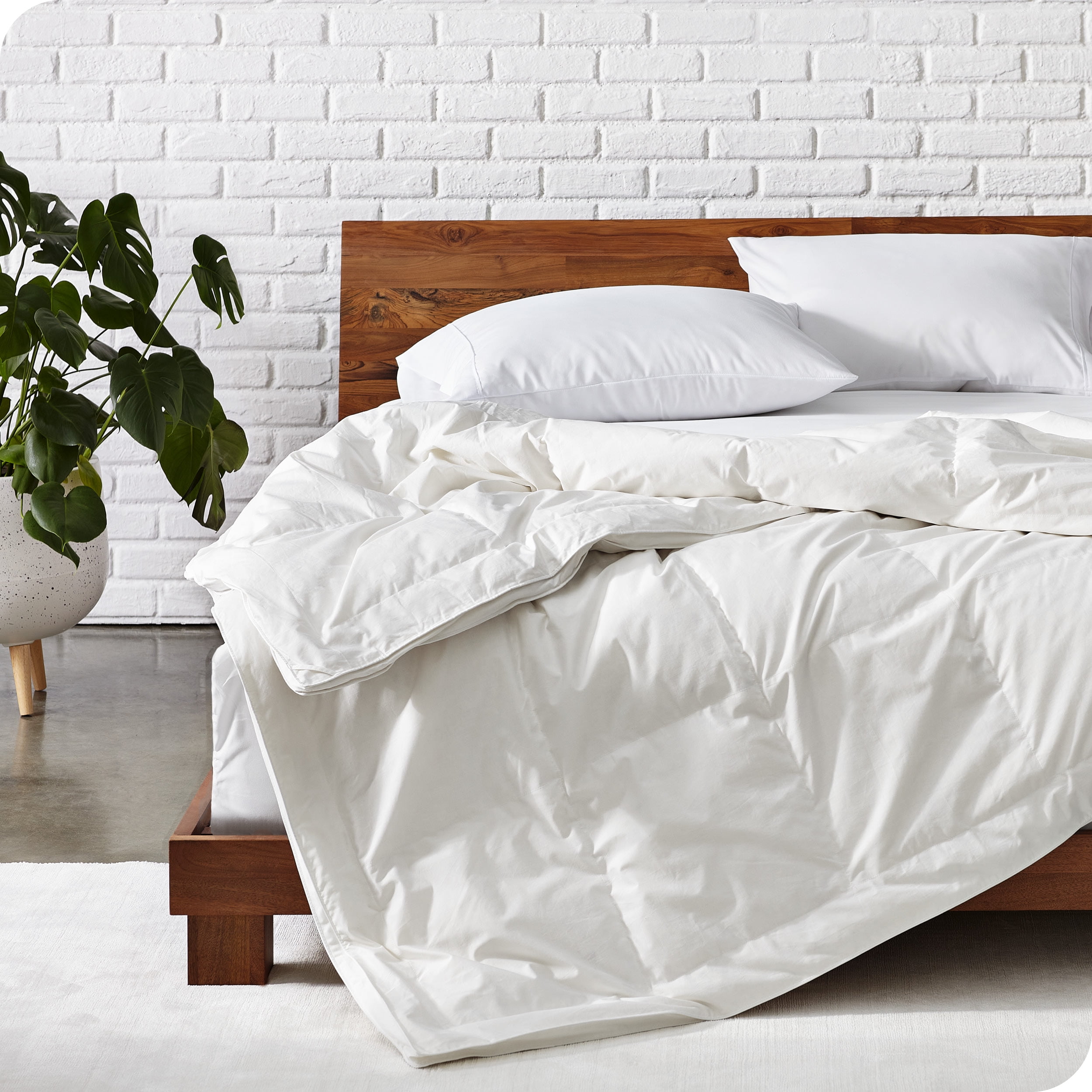 Bare Home Down Comforter - 100% Cotton Shell - Responsible Duck Down ...