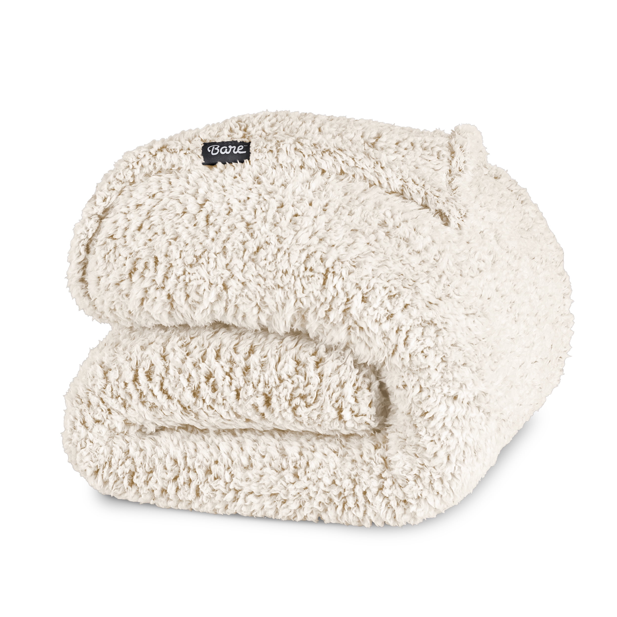 Bare Home Faux Shearling Blanket - Fluffy & Soft - Lightweight - Full ...