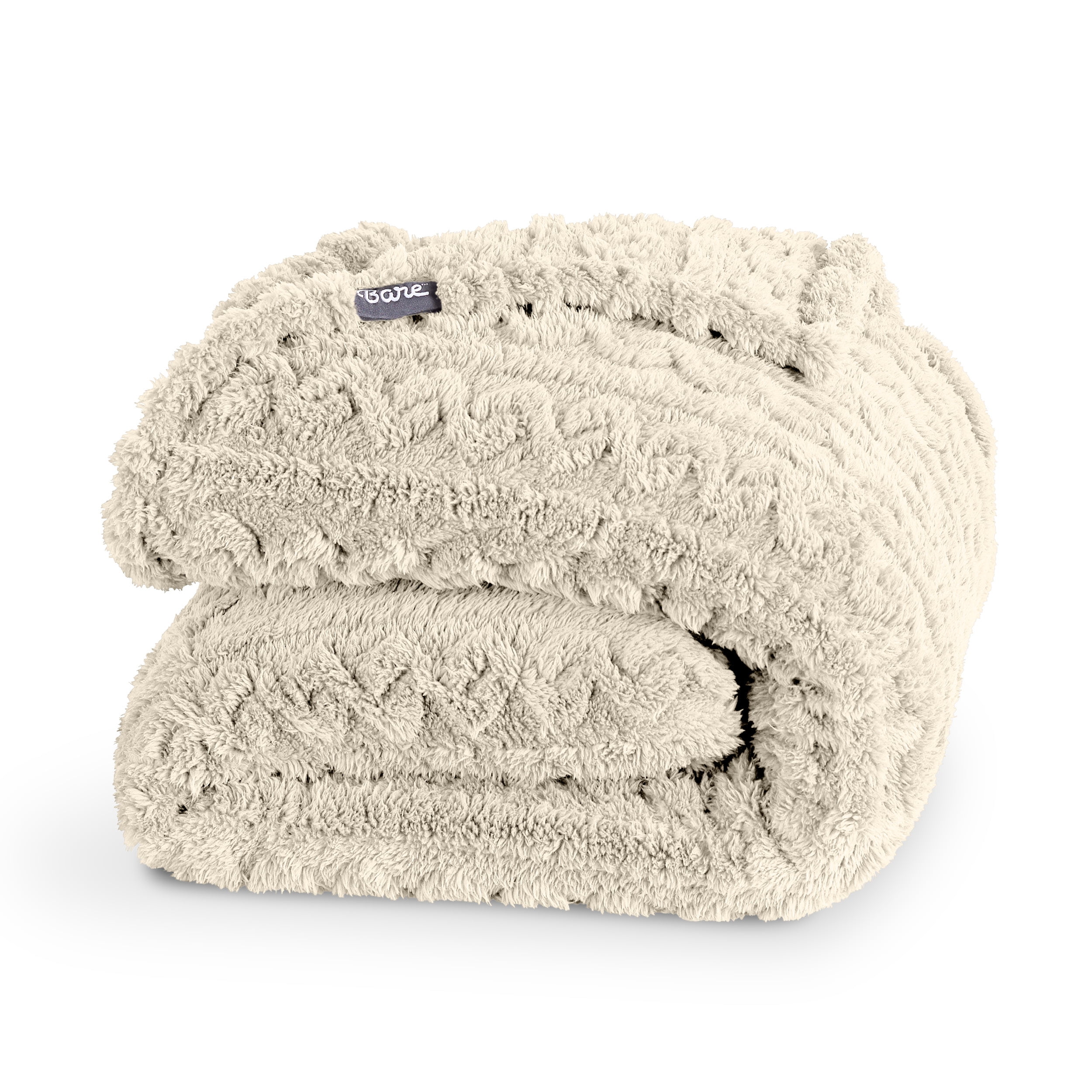 Bare Home Faux Shearling Blanket - Fluffy & Soft - Lightweight - Throw ...
