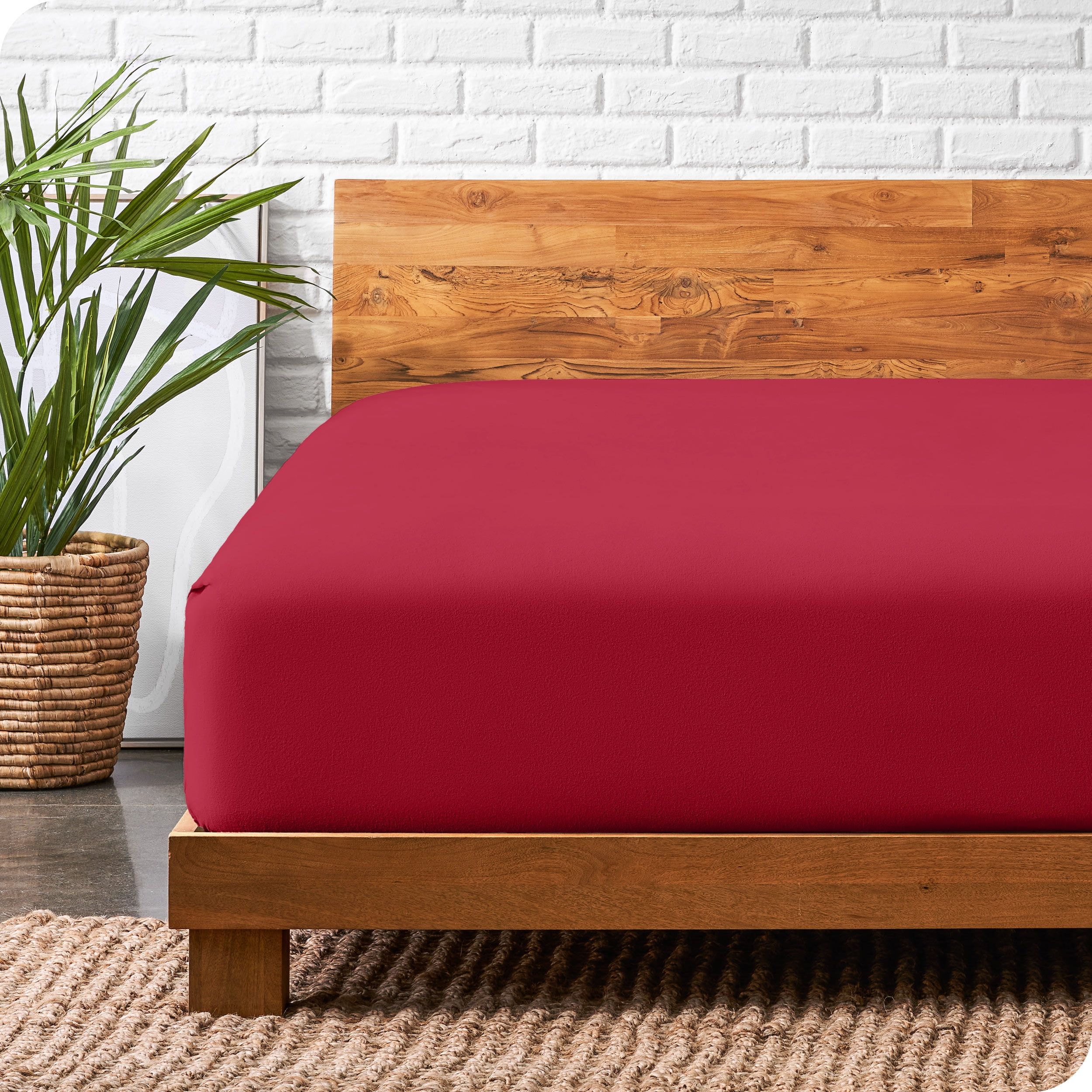 Bare Home Flannel Fitted Sheet - 100% Flannel Cotton - Double Brushed ...