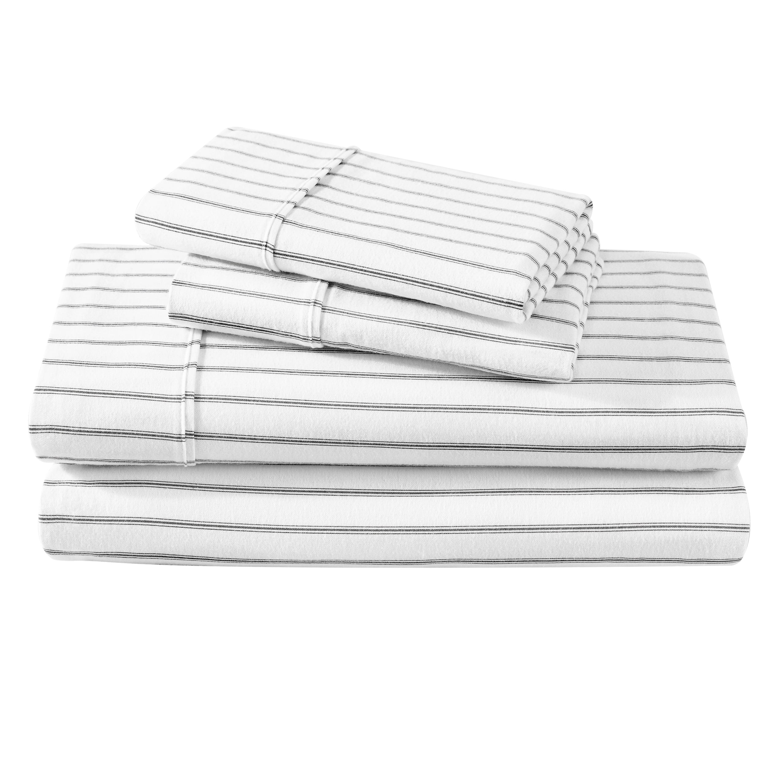Bare Home Flannel Sheet Set - 100% Cotton - Deep Pocket - 3 Pieces ...
