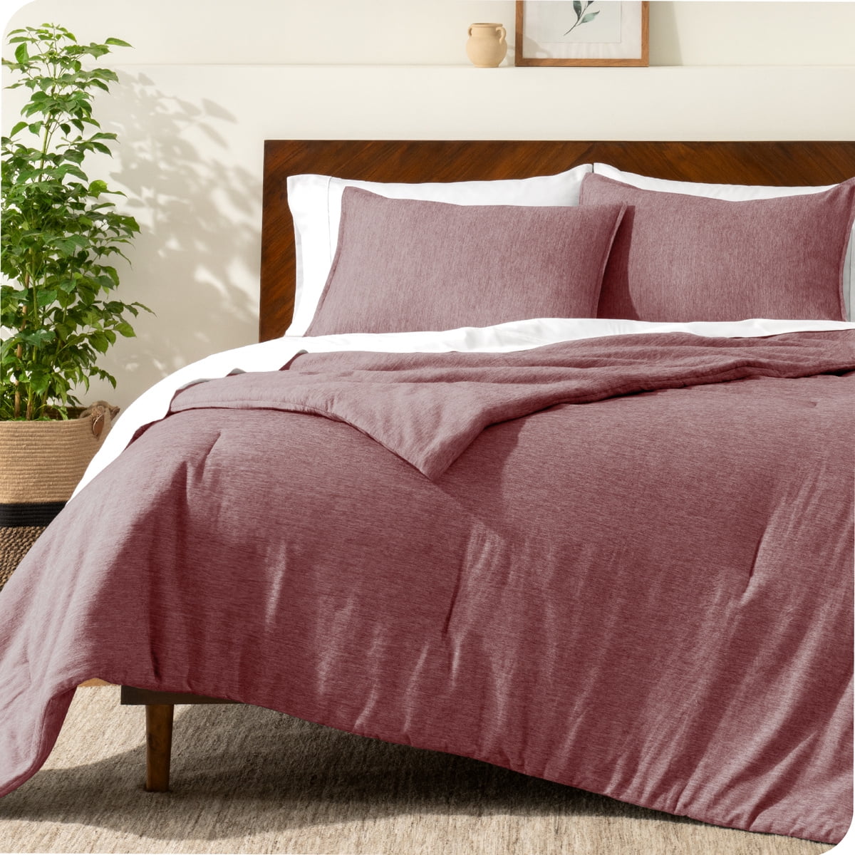 Bare Home Hypoallergenic Microfiber Fill Comforter Set - Twin/Twin XL ...