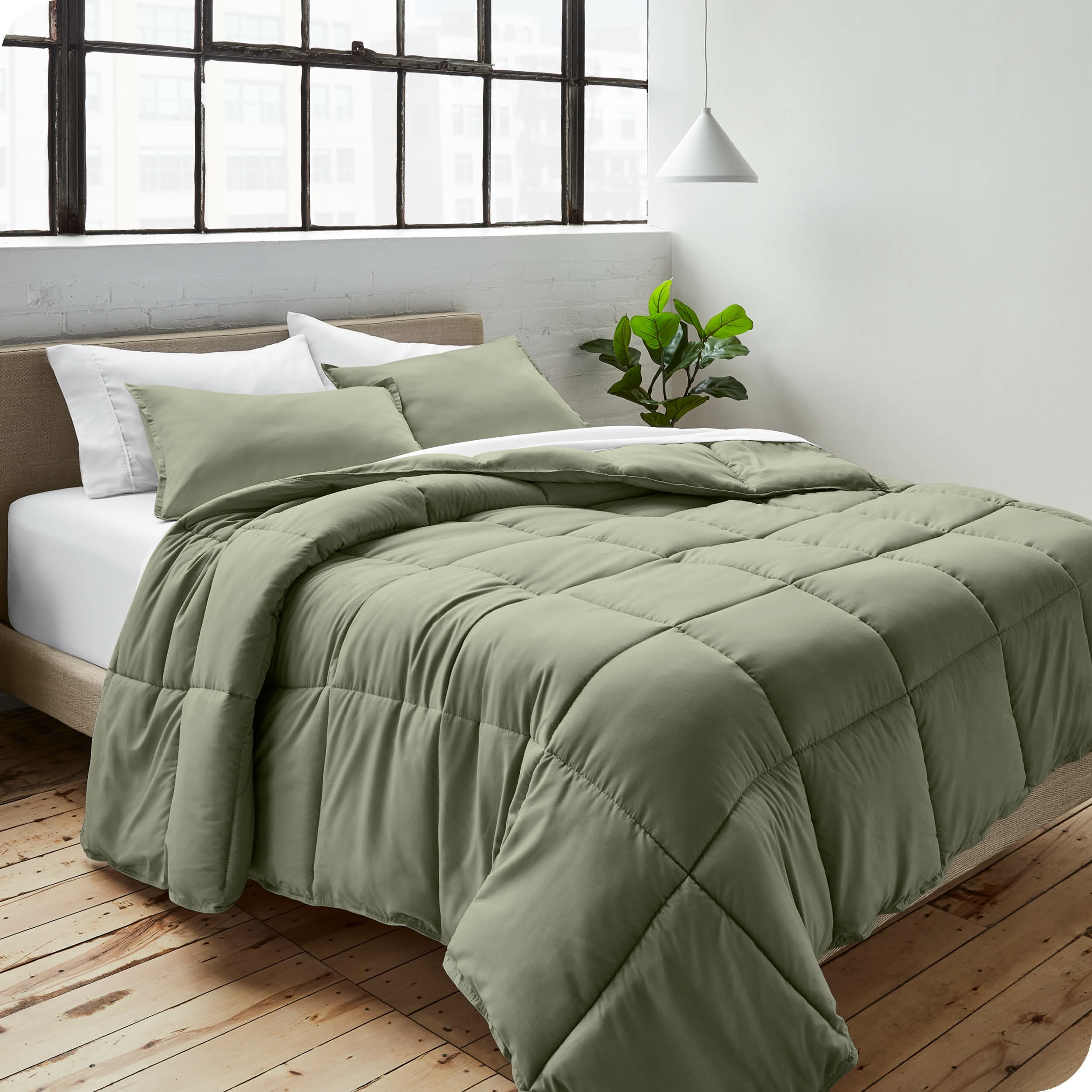 Bare Home Goose Down Alternative Comforter Set - 3 Piece Set - All ...