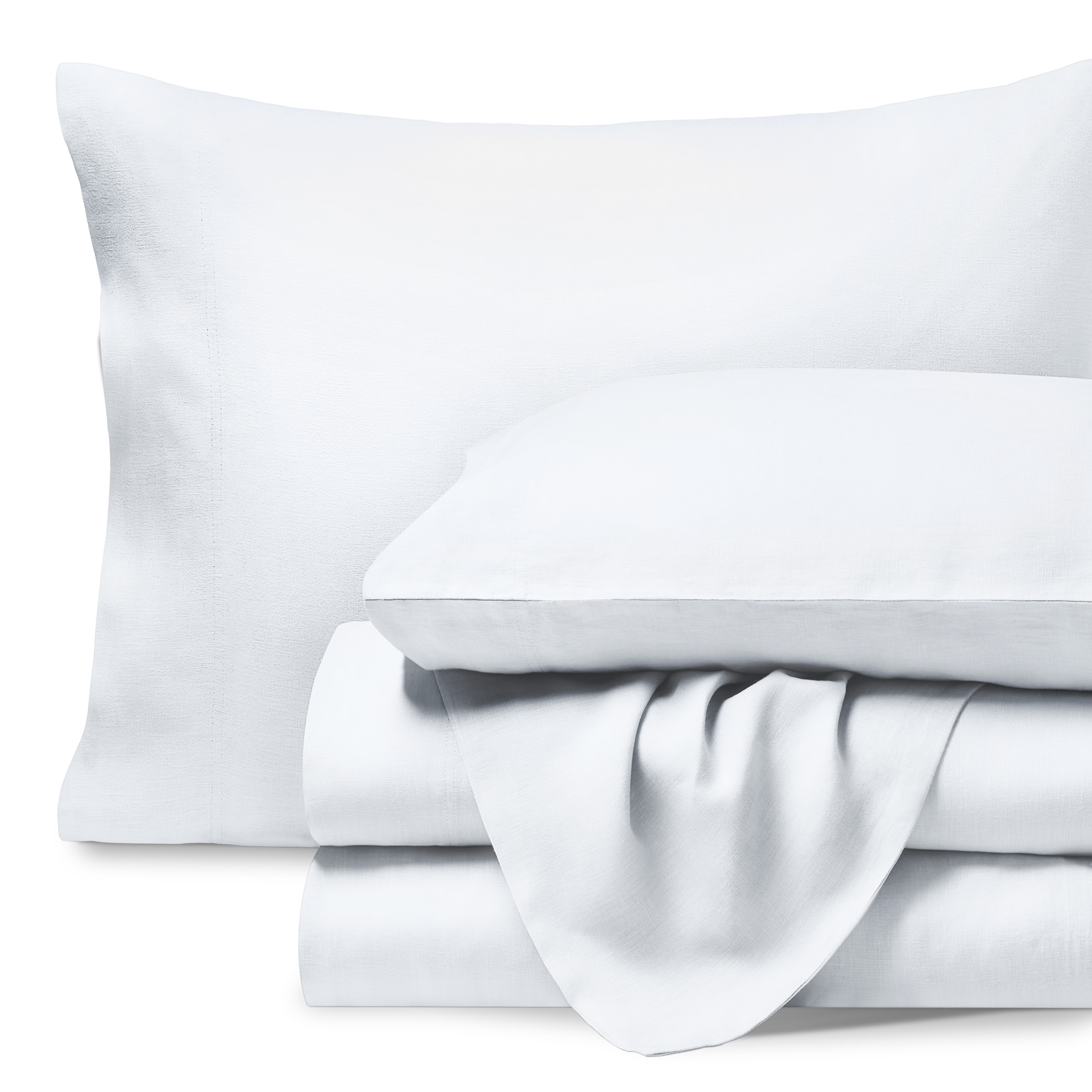 Lavish Home 4-Piece Microfiber Full Sheet Set, White - Walmart.com