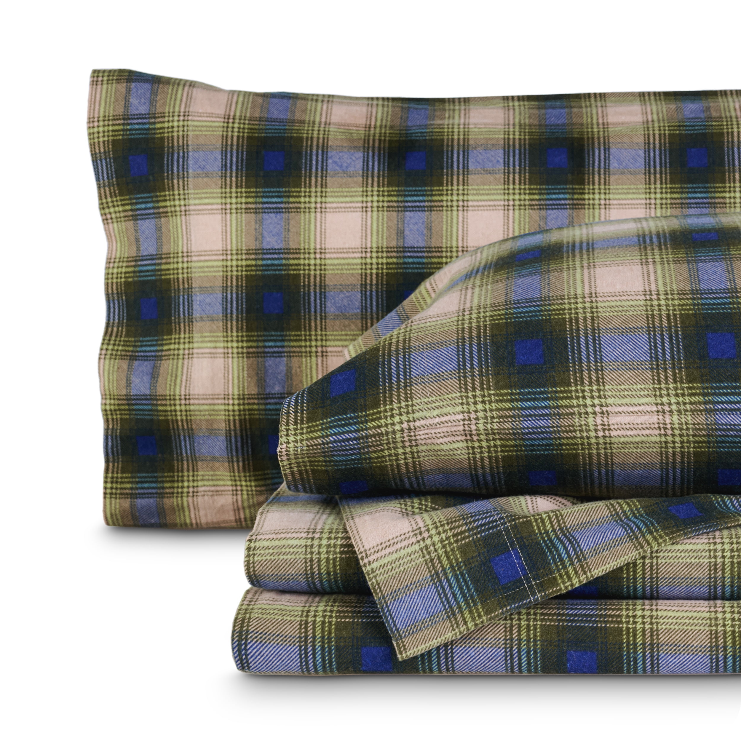 Bare Home Luxury 100% Cotton Flannel Split King Sheet Set, Deep Pocket ...