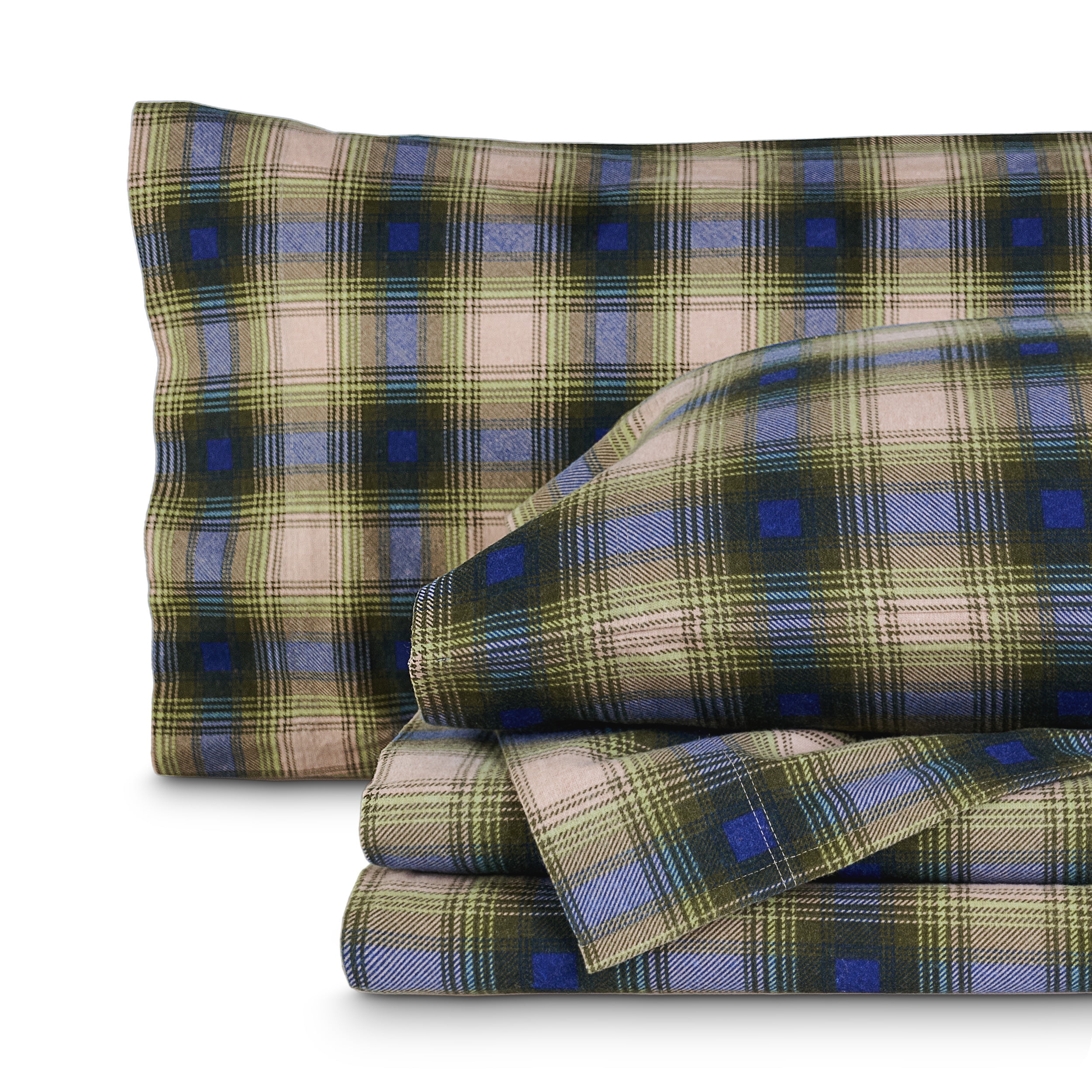 Bare Home Luxury 100% Cotton Flannel Split King Sheet Set, Deep Pocket ...