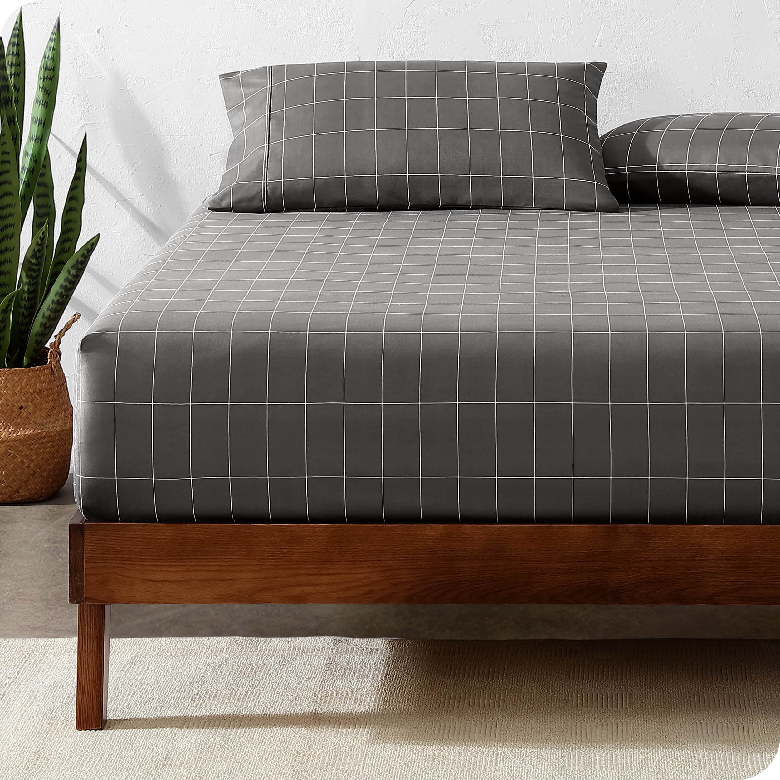 Bare Home Premium 1800 Collection Twin Fitted Sheet - Deep Pocket ...