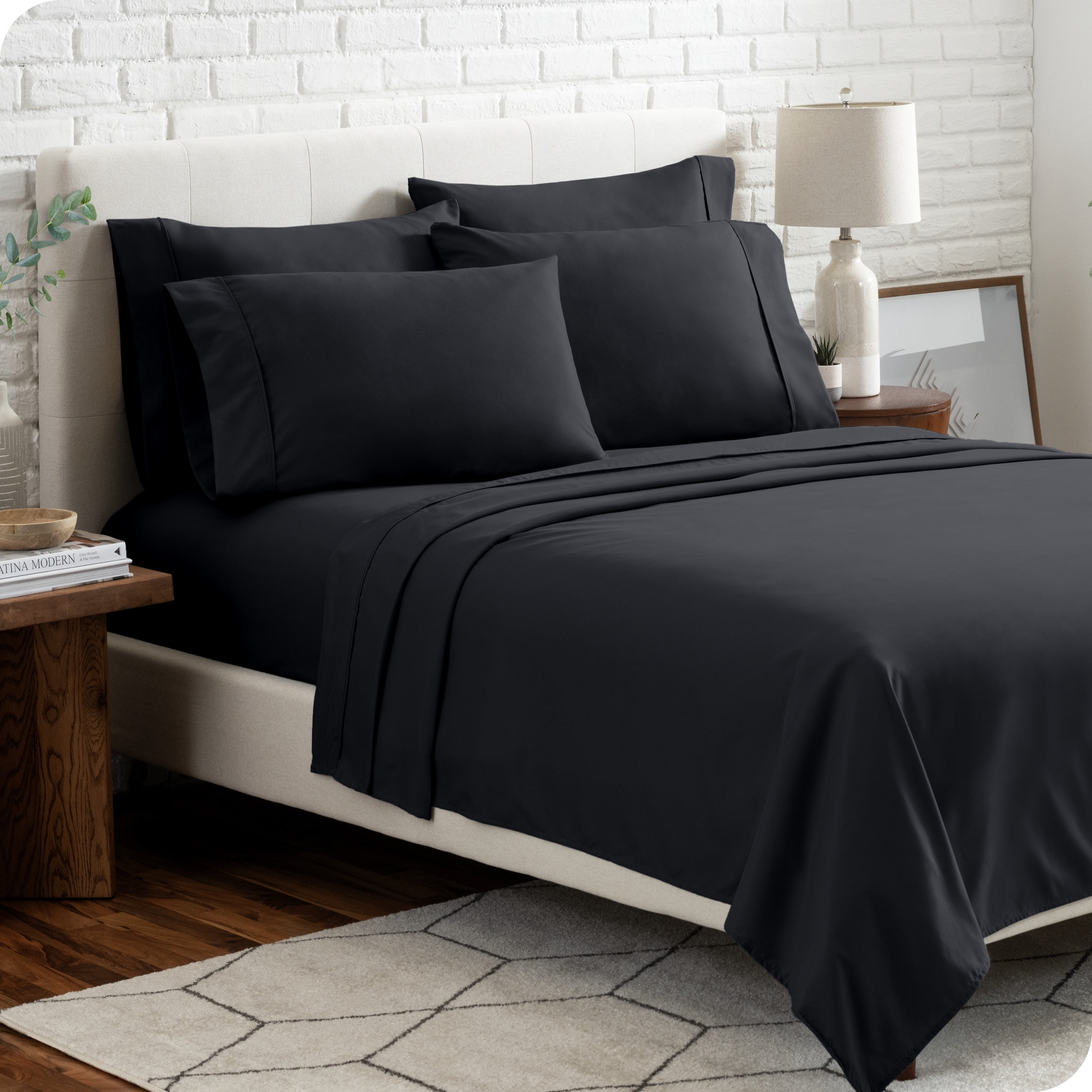 Bare Home Luxury Bed Sheet Set - Premium 1800 Collection - 6 Piece ...