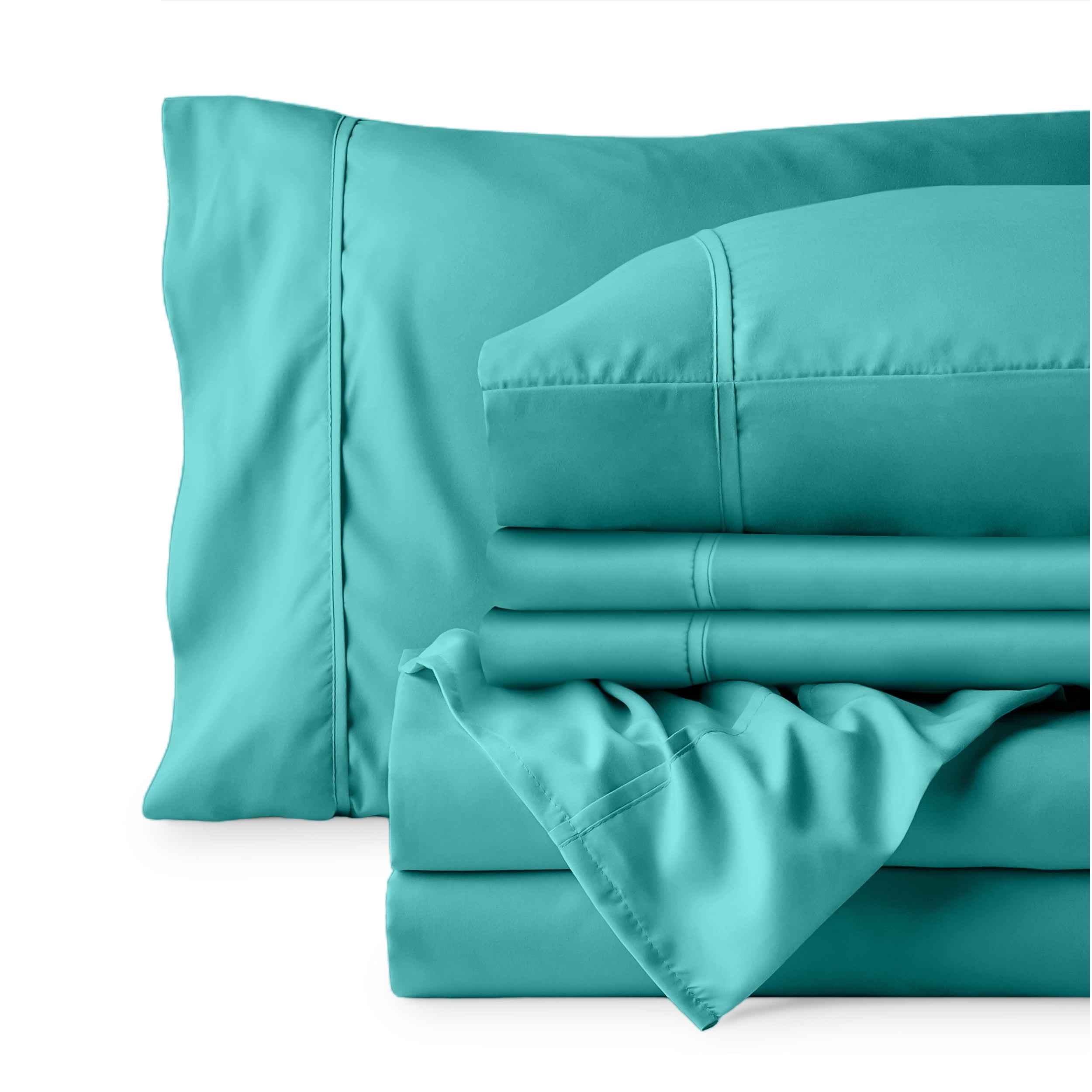Bare Home Luxury Bed Sheet Set - Premium 1800 Collection - 6 Piece ...