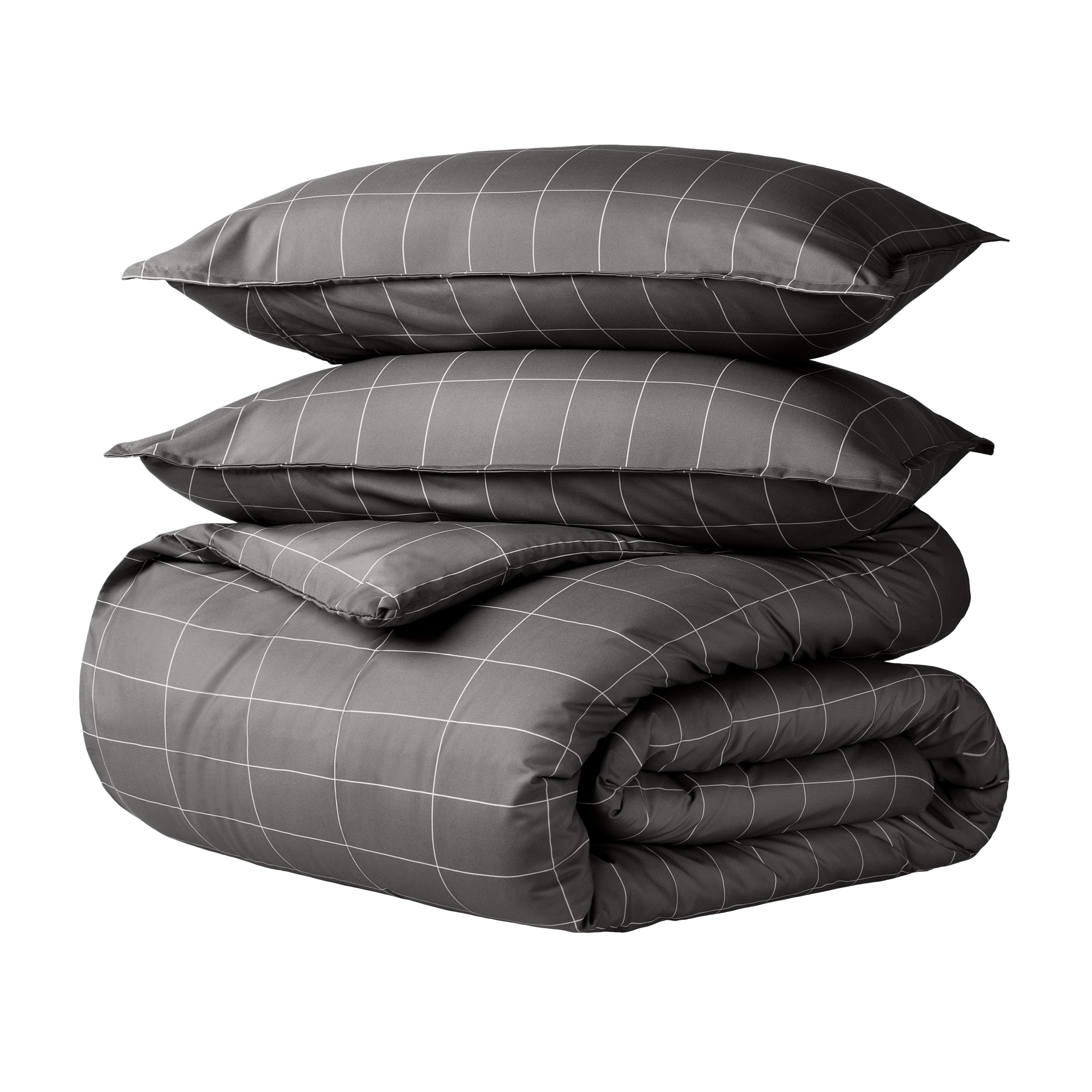 Bare Home Luxury White King/Cal King Size Duvet Cover and Sham Set ...