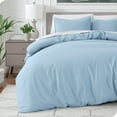 Bare Home Luxury Duvet Cover and Sham Set - Premium 1800 Collection - Ultra-Soft - Queen, Light ...
