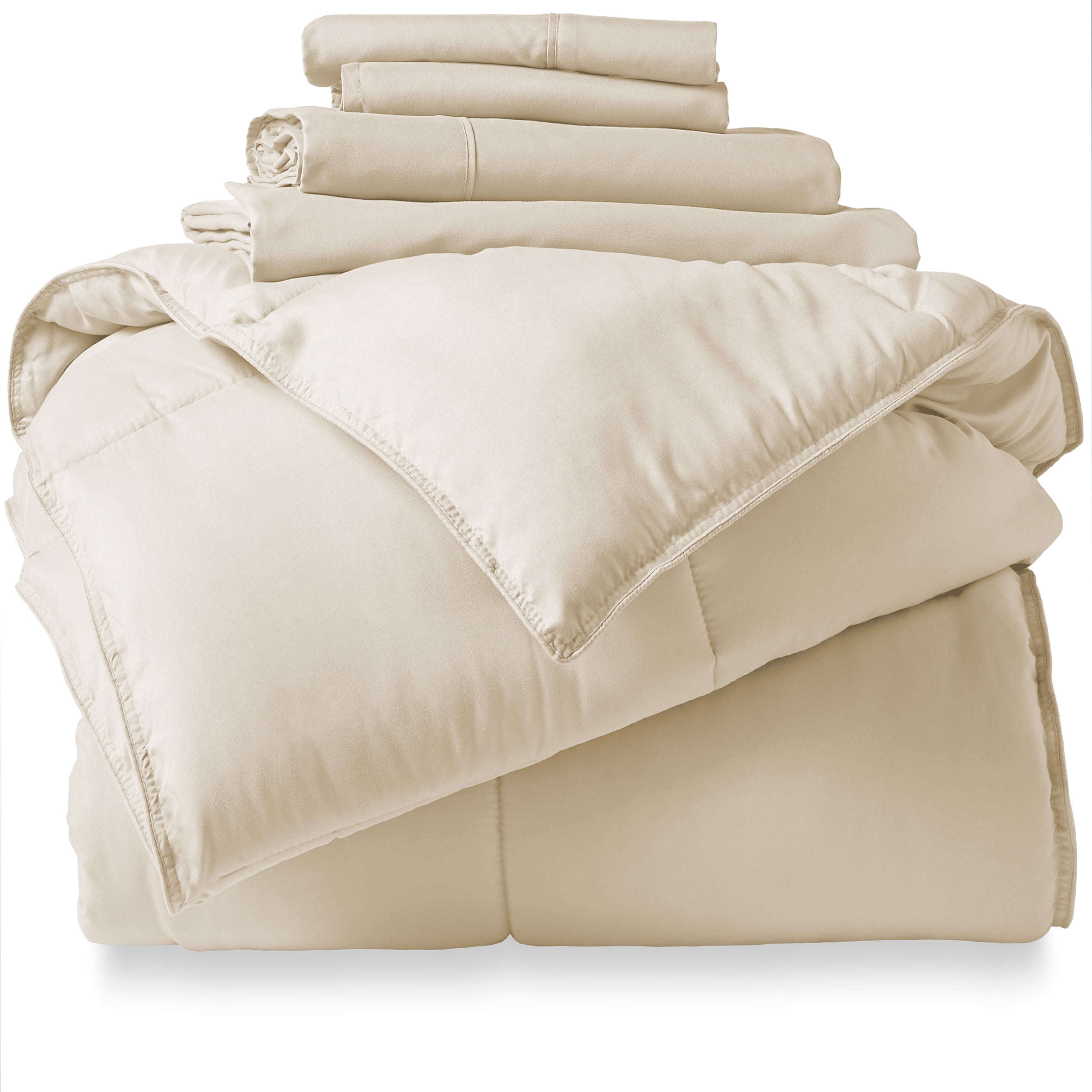 Bare Home Microfiber 5-Piece Sand and Sand Bed in a Bag, Twin - Walmart.com