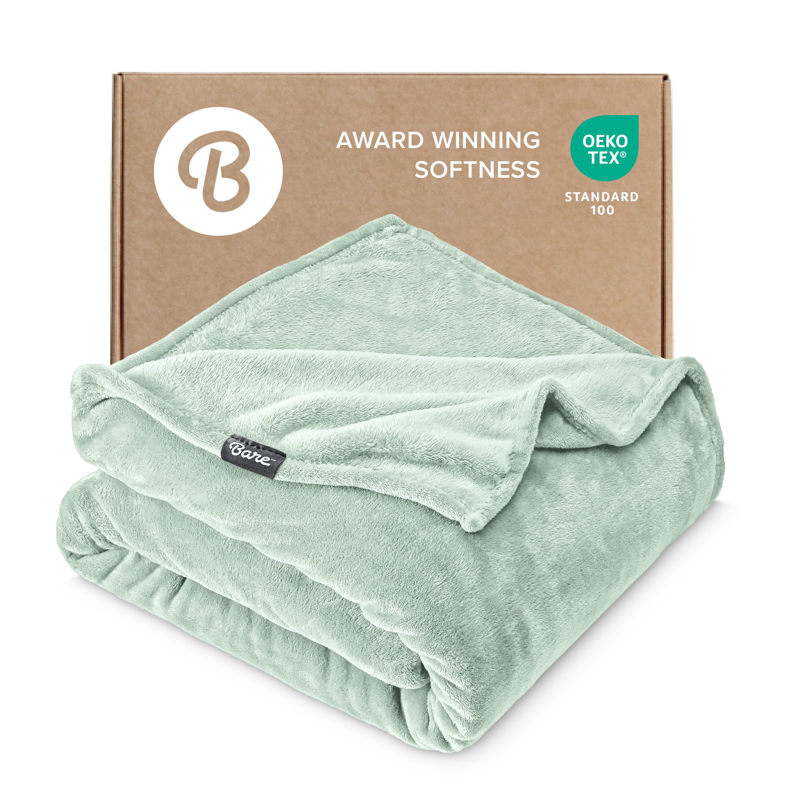Bare Home, Microplush Fleece Blanket, 300 GSM, Soft & Plush Throw ...