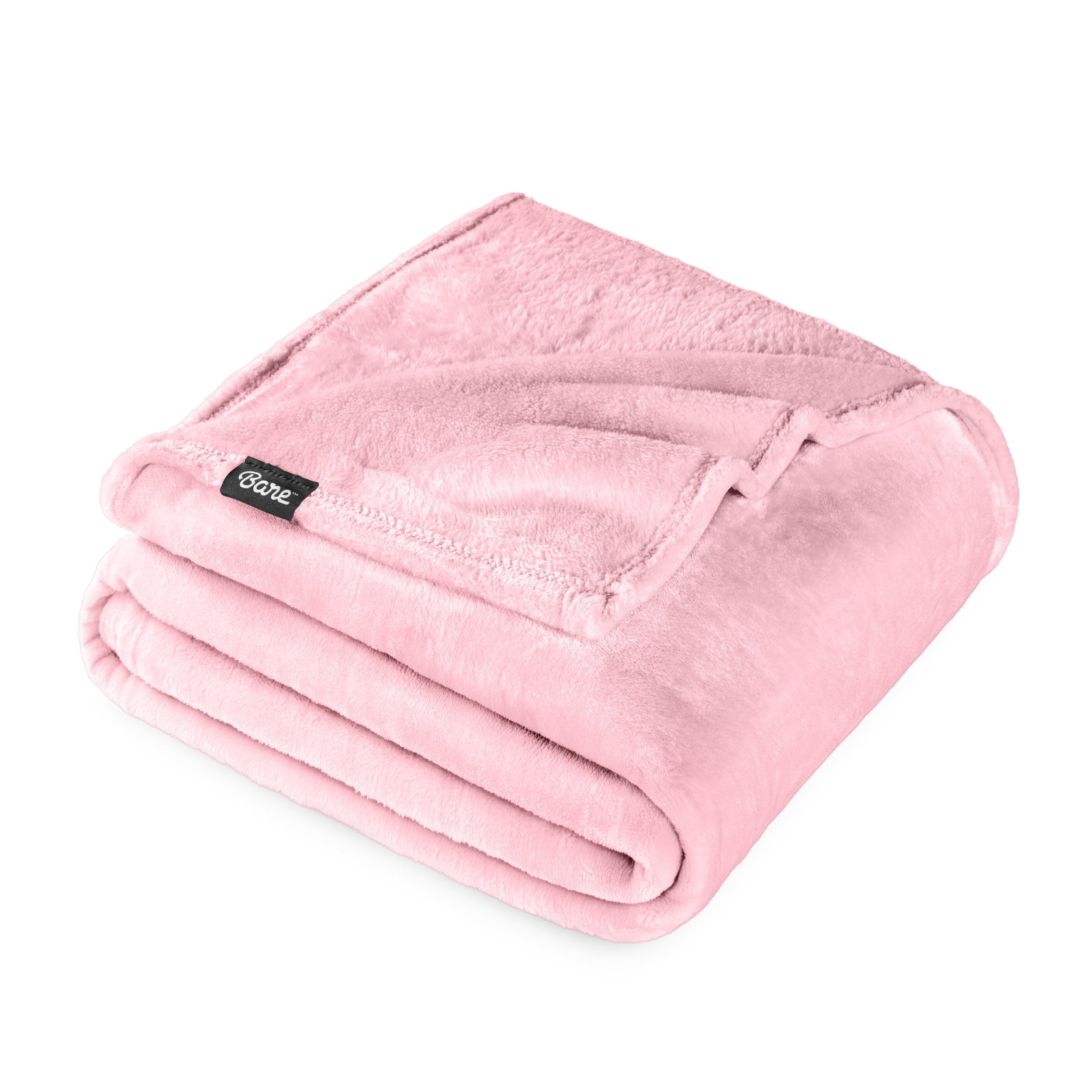 Bare Home, Microplush Fleece Blanket, 300 GSM, XL Throw Light Pink ...