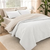 Bare Home, Quilt Set, Diamond Stitched Bedspread Coverlet, Full/Queen ...