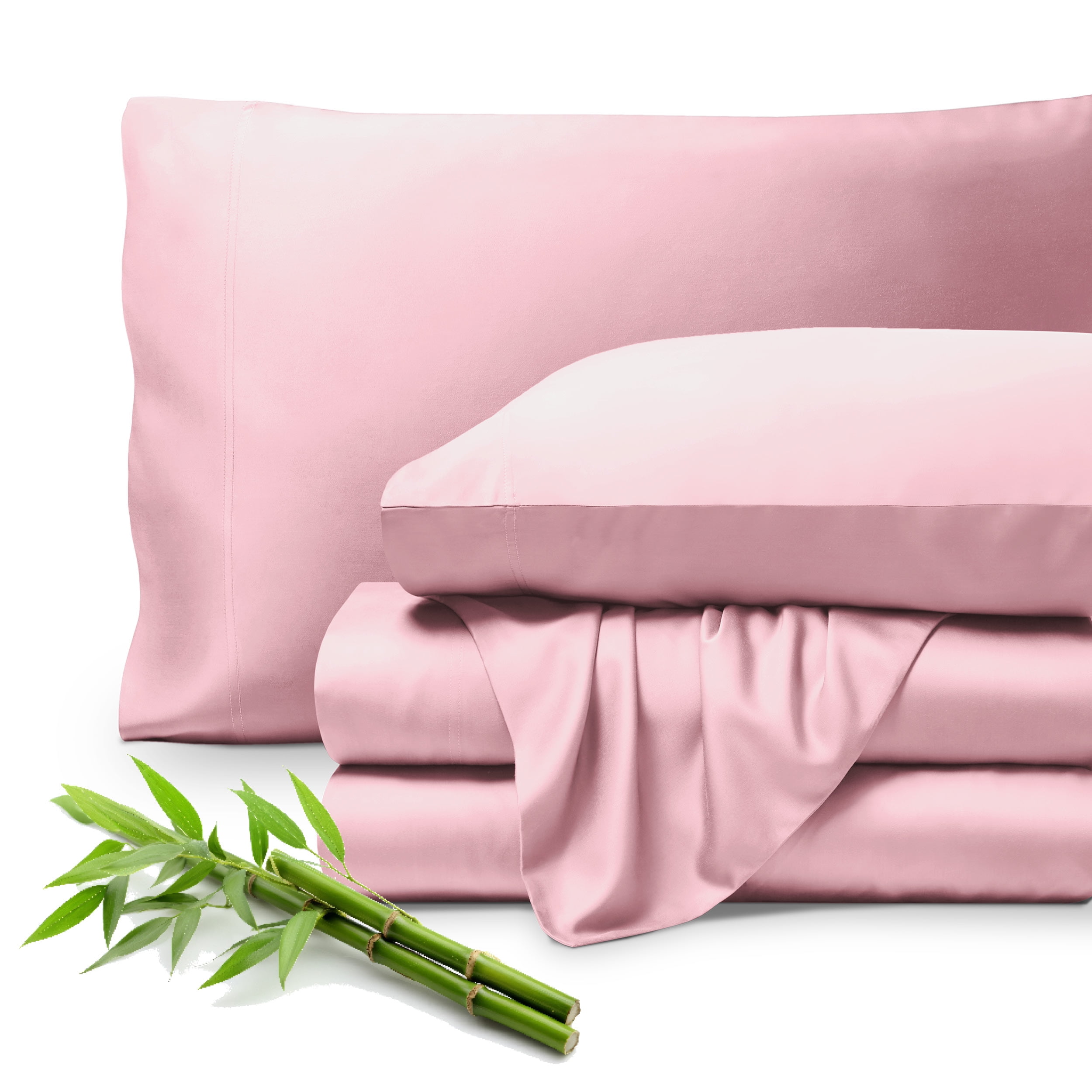 Bare Home Bamboo Sheet Set - Made from Rayon Fibers - Deep Pockets - 5 ...