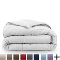 Bare Home Ultra-Soft Goose Down Alternative Comforter Set (Full/Queen ...