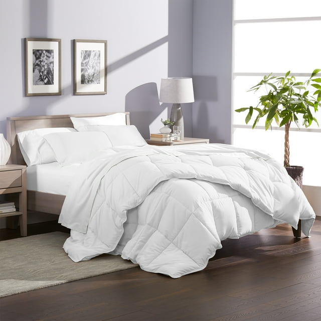 Bare Home Ultra-Soft Goose Down Alternative Comforter Set, Full, White ...