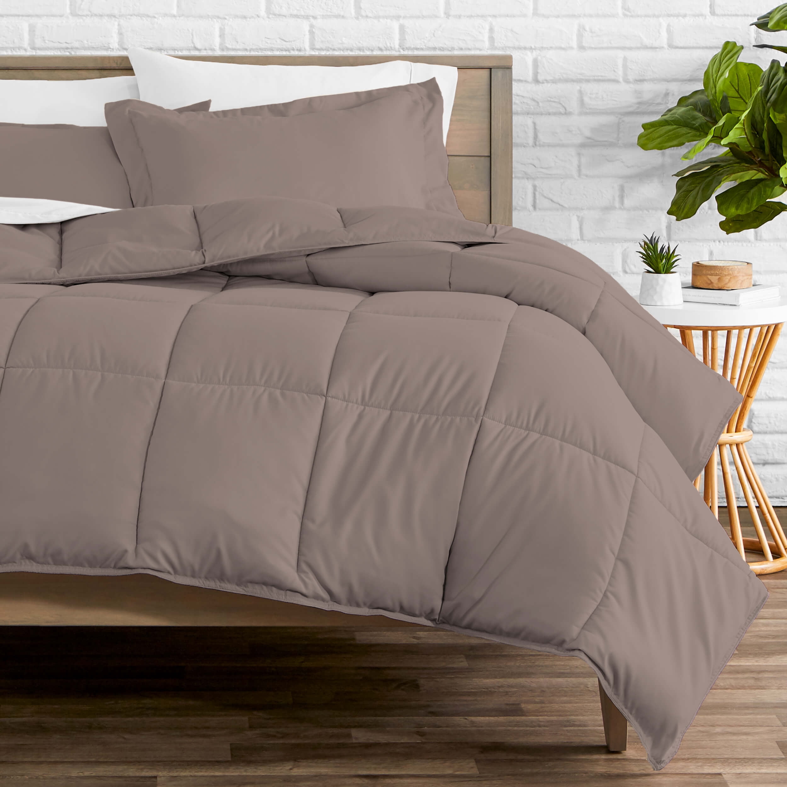 Bare Home Ultra-Soft Premium 1800 Series Goose Down Alternative ...