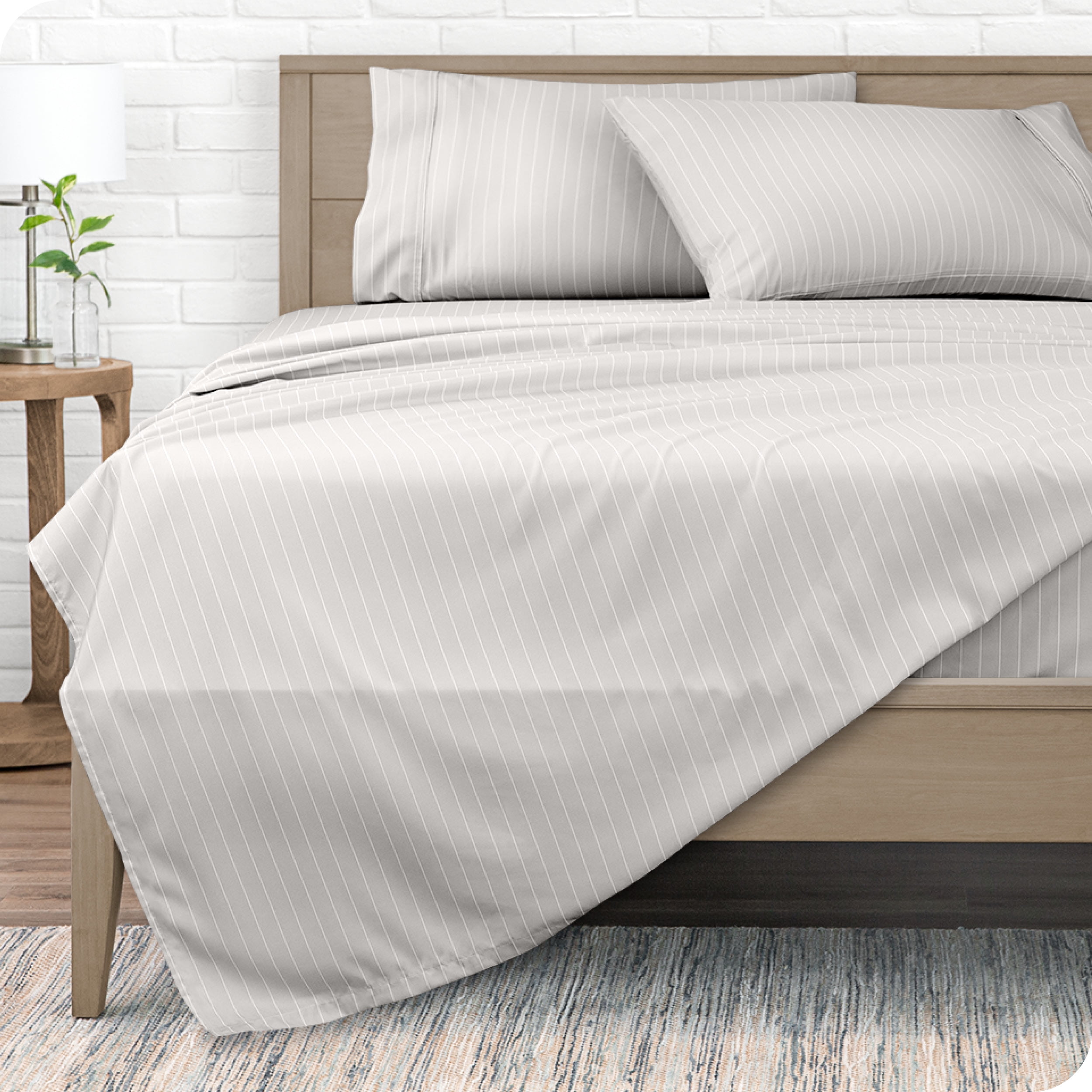 Bare Home Ultra-Soft Sheet Set - Premium 1800 Collection - Deep Pockets - 4-Pieces - Queen ...