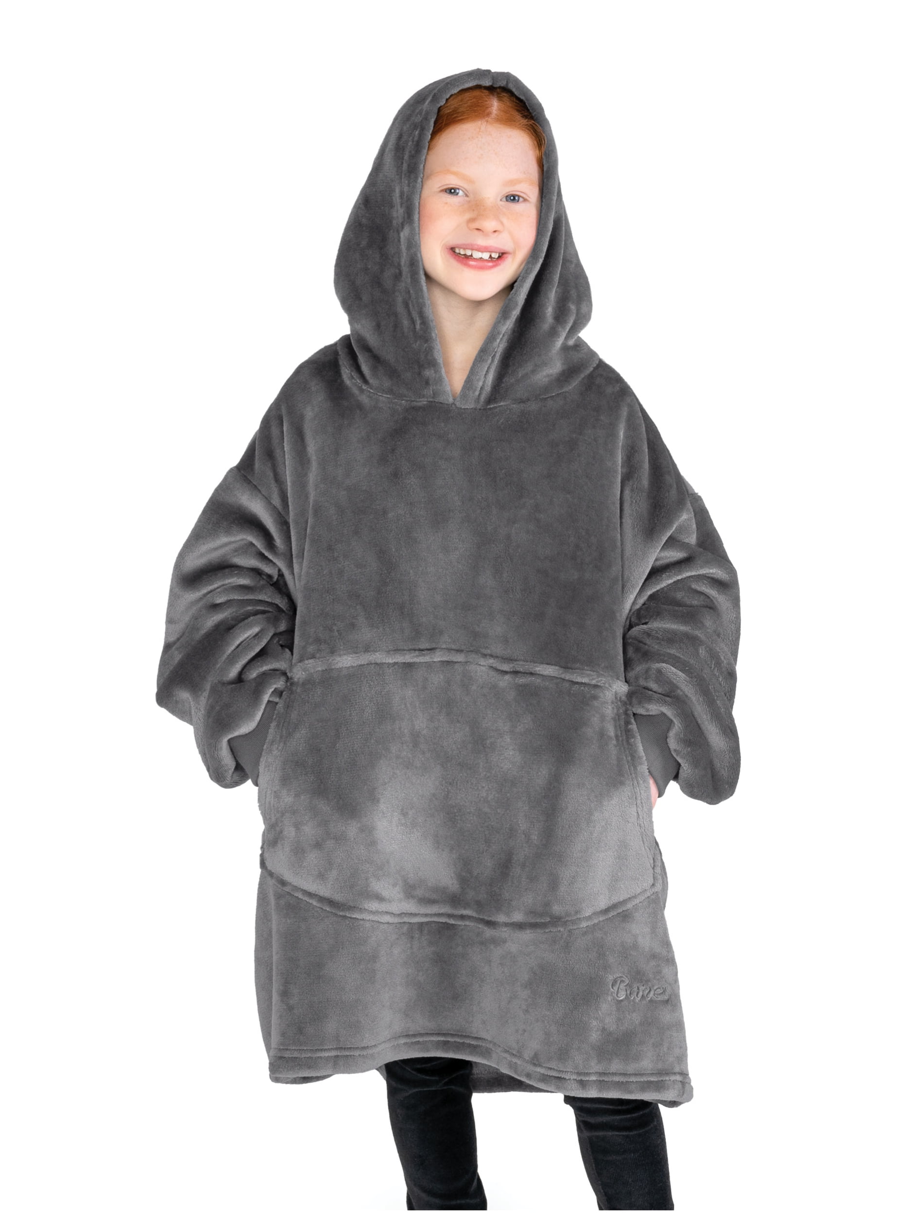 Bare Homey Kids Size Microplush Wearable Blanket, Round Trapezoid ...