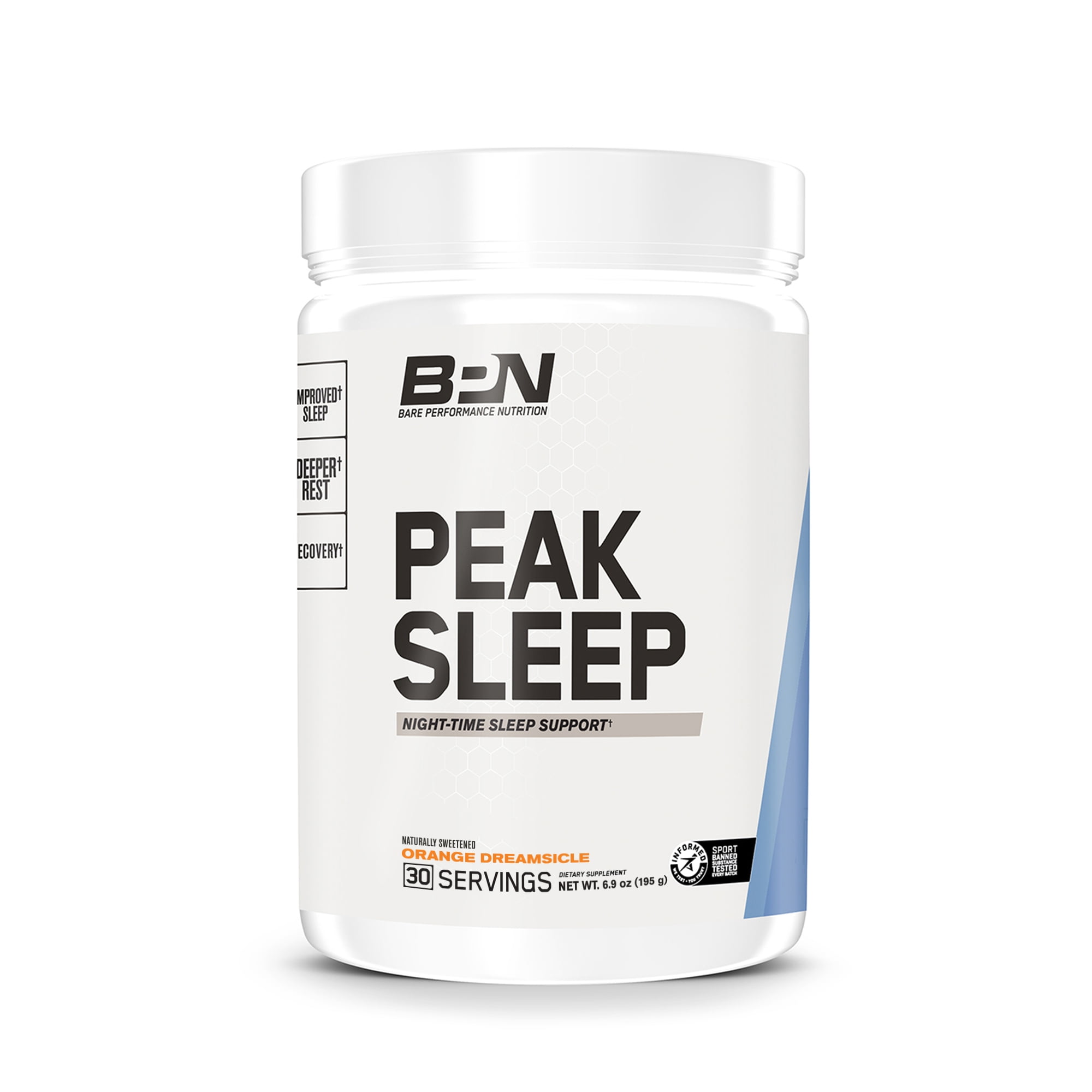 Bare Performance Nutrition Peak Sleep Night-Time Sleep Support ...