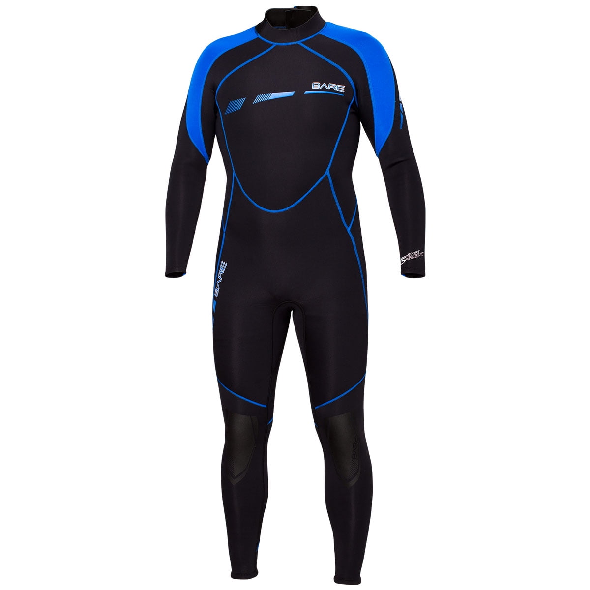 Bare S-Flex 3-2mm Sport Full Wetsuit - Blue - Large - Walmart.com