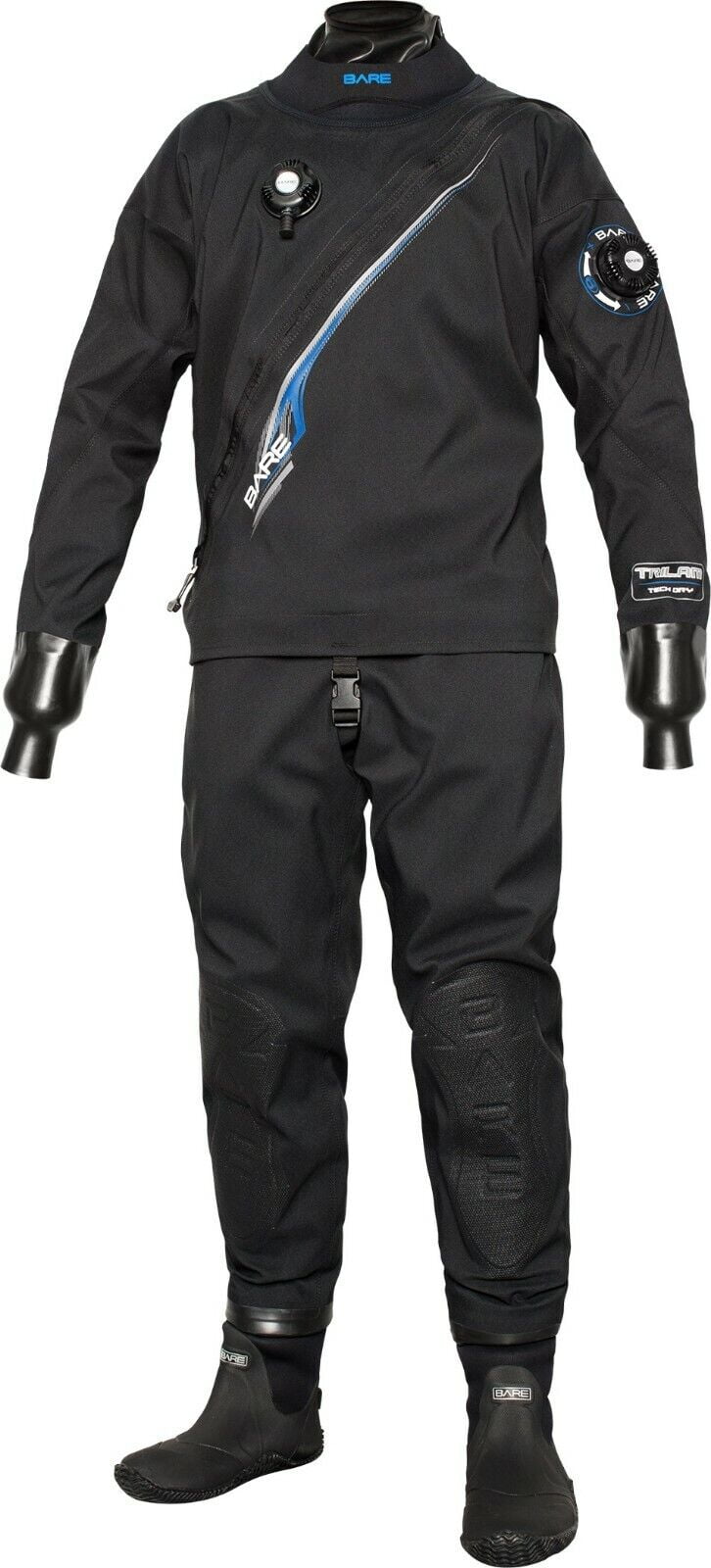 Bare Trilam Tech Dry Suit, Mens, Black - L - Walmart.com