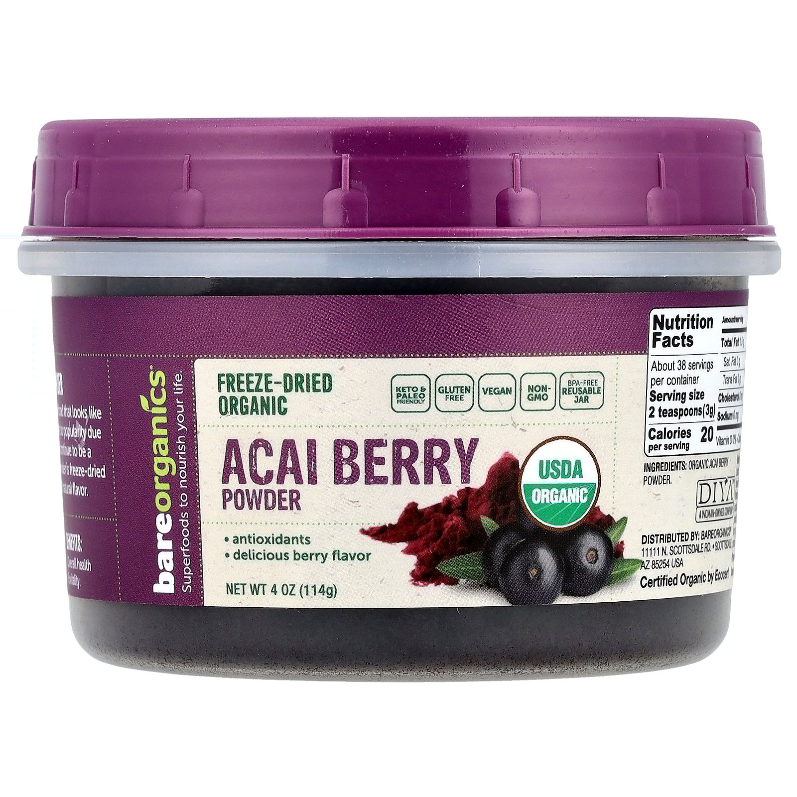 Frozen Acai Puree