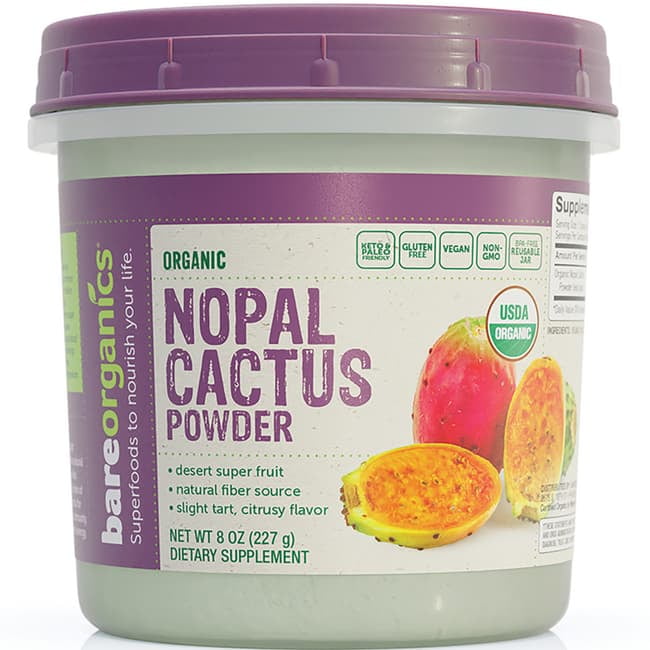 BareOrganics Organic Nopal Cactus Powder 8 oz Pwdr - Walmart.com