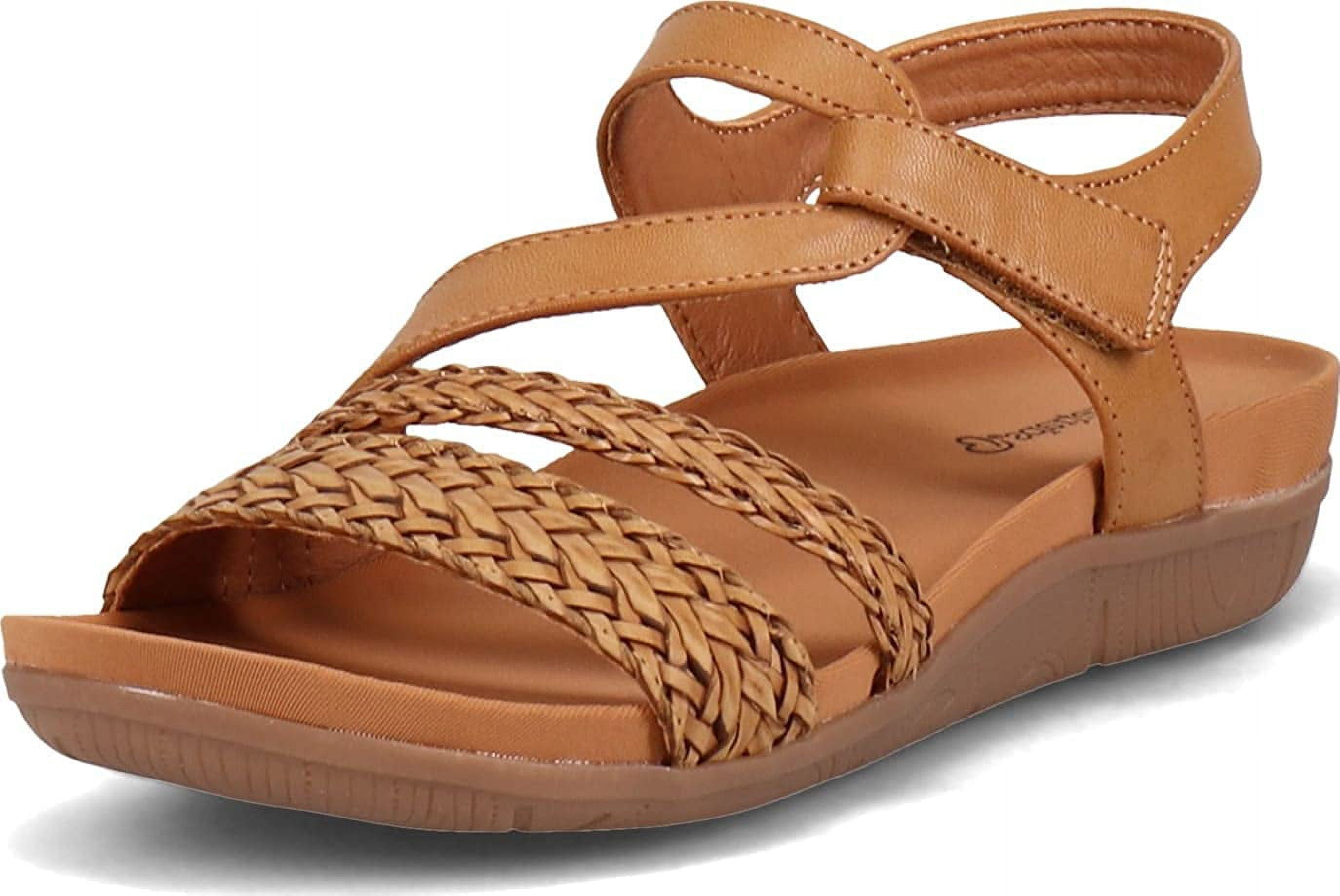 BareTraps Womens Jalen Sandal 10 Caramel - Walmart.com