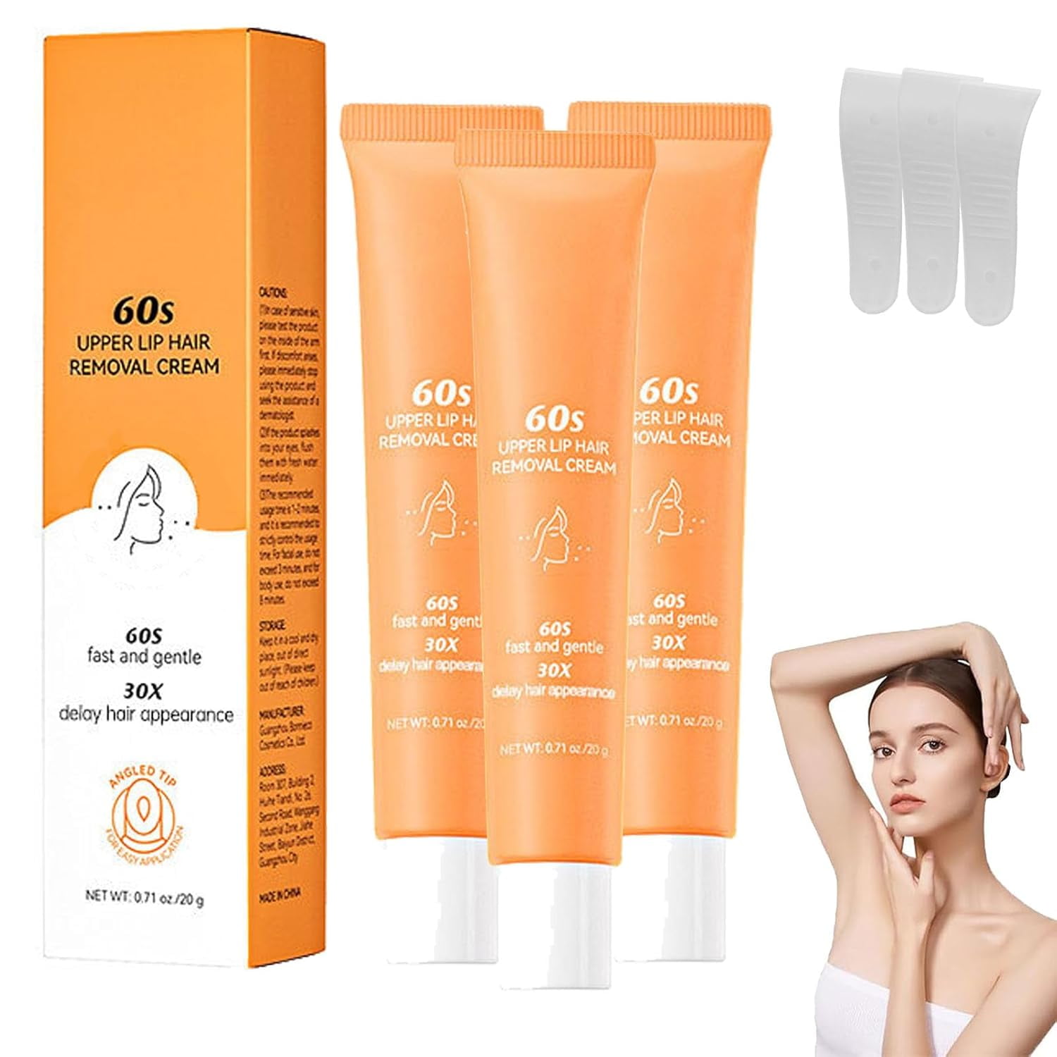 Barebliss Facial Hair Removal Cream, 2025 New Effective Quick Face Cream Hair Removal, Gentle ...