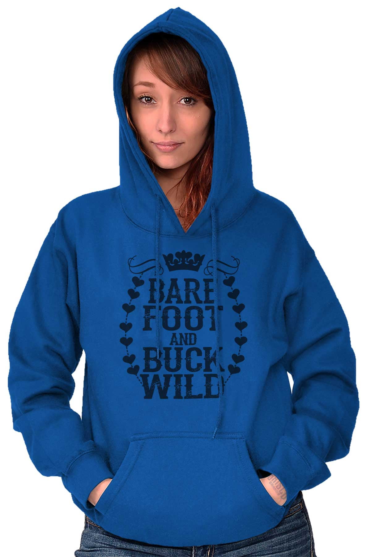 Barefoot Blue Jean Princess Country Hoodie Sweatshirt Women Brisco