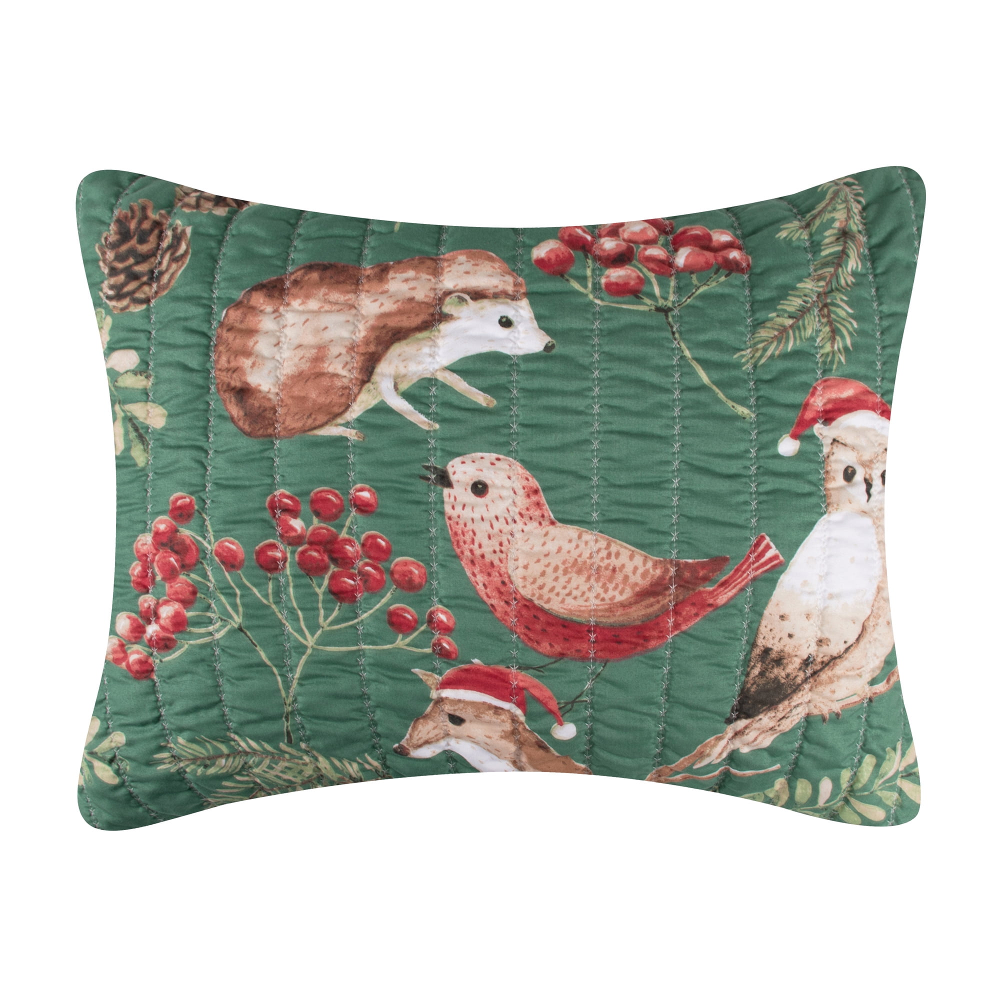 Barefoot Bungalow Willow Rustic Forest Friends Reversible Pillow Sham ...