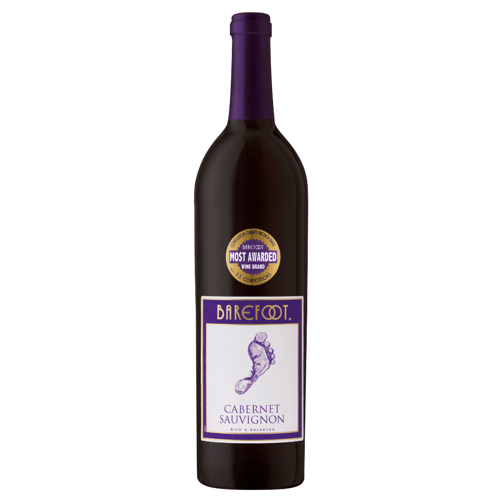 Barefoot Cellars Cabernet Sauvignon Red Wine, 750ml Bottle - Walmart.com