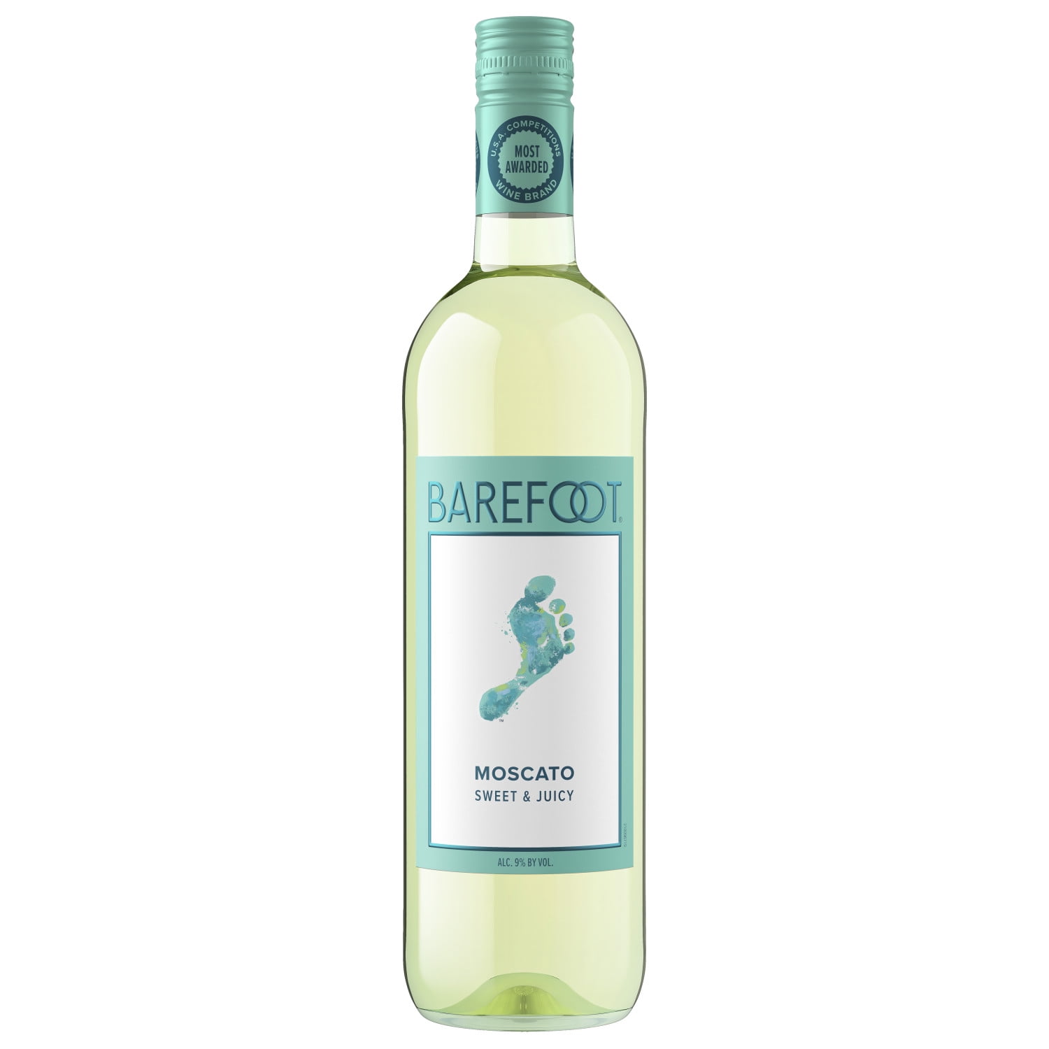 Barefoot, Moscato White Wine, 750ml, California Sweet White - Walmart.com