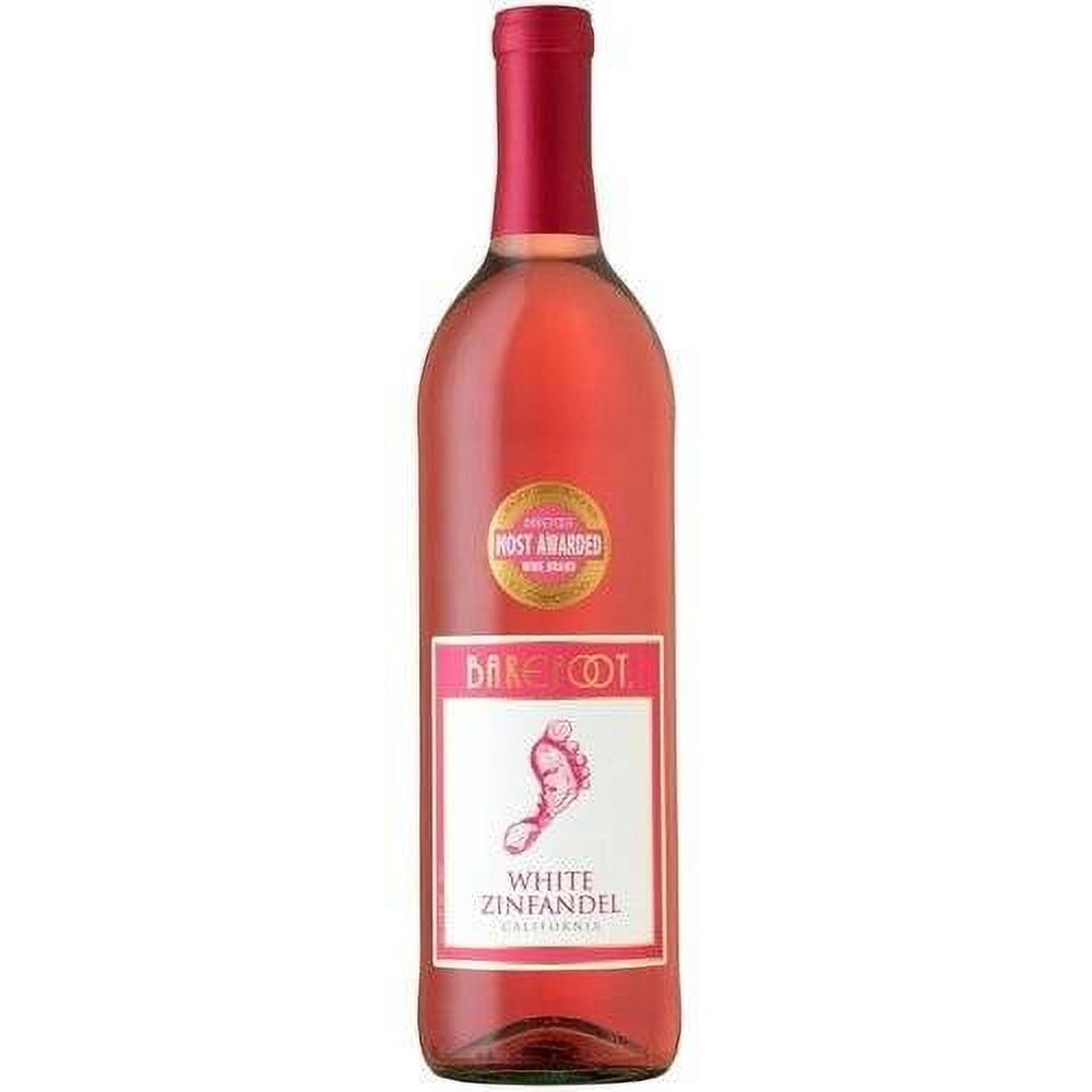Barefoot Cellars White Zinfandel Rose Wine, 750ml Bottle - Walmart.com