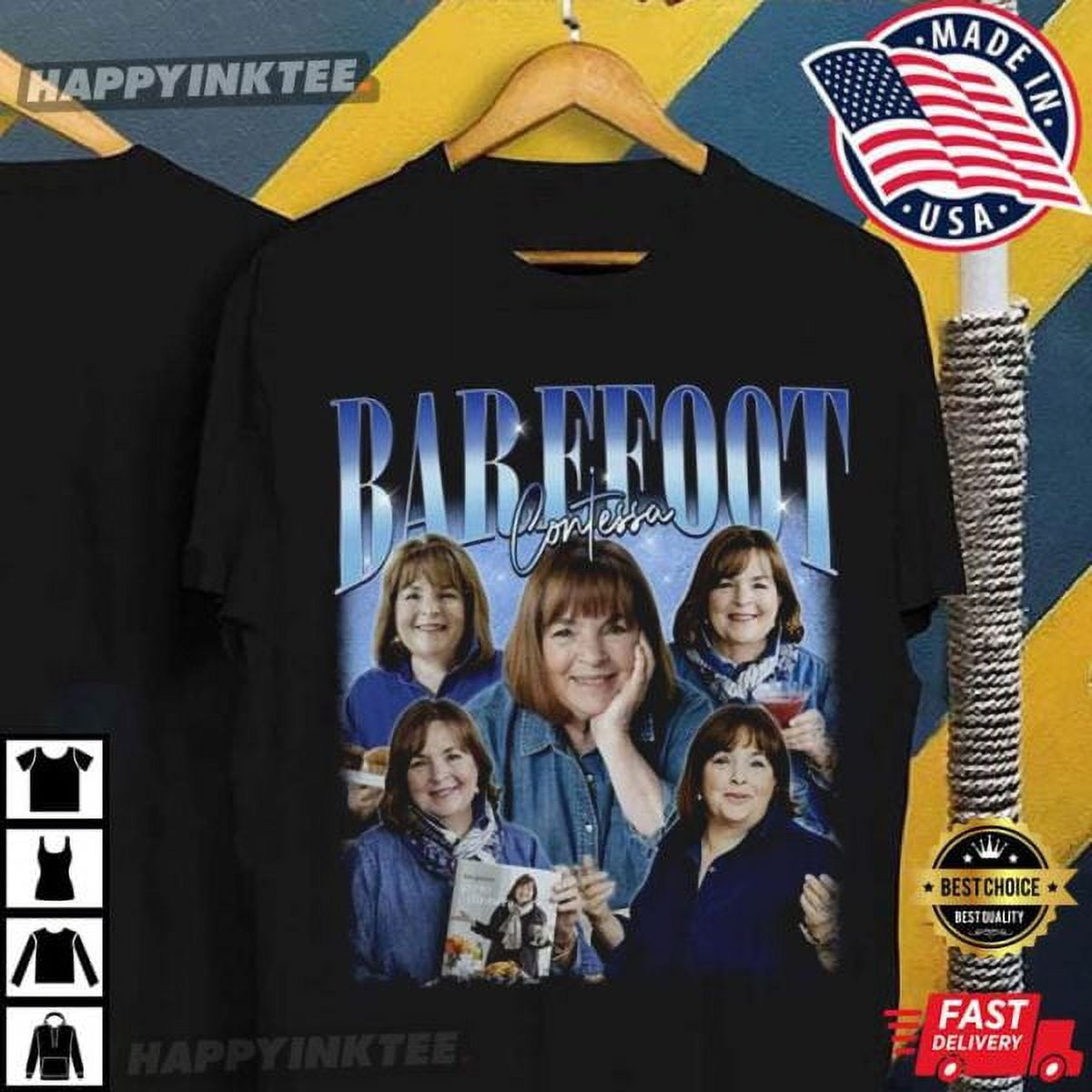 Barefoot Contessa Ina Garten 90s Homage T-Shirt - Walmart.com