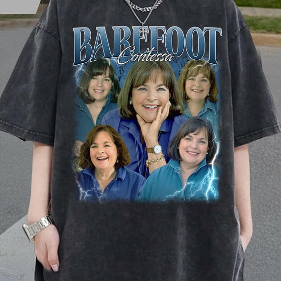 Barefoot Contessa Vintage 90s Graphic Unisex T-Shirt in Comfort Colors ...